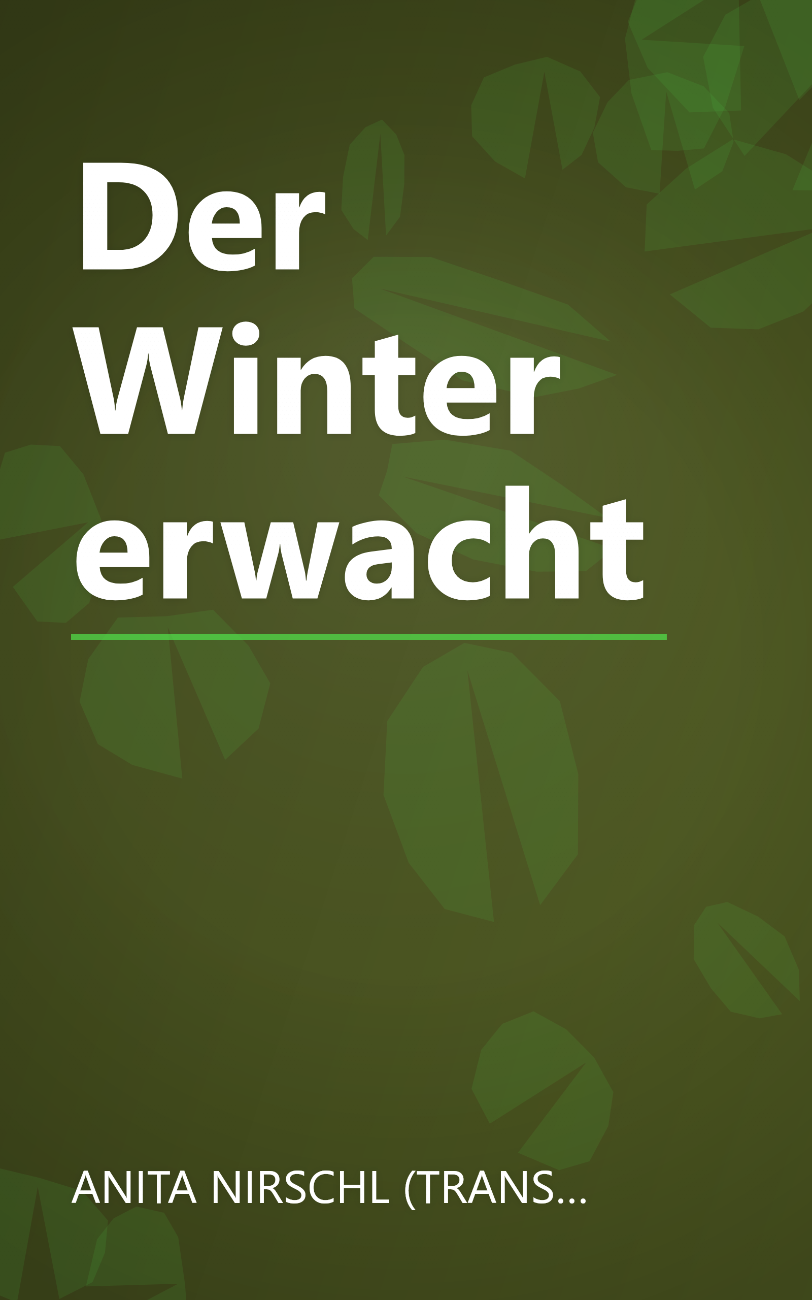 Der Winter erwacht book cover