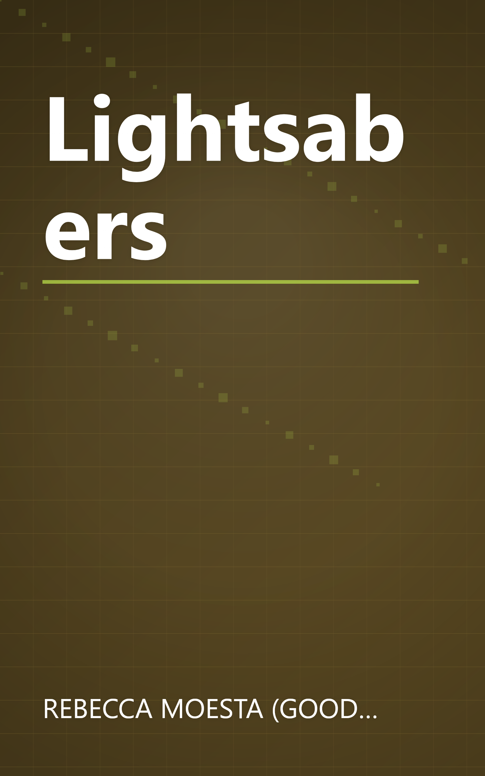 Lightsabers book cover