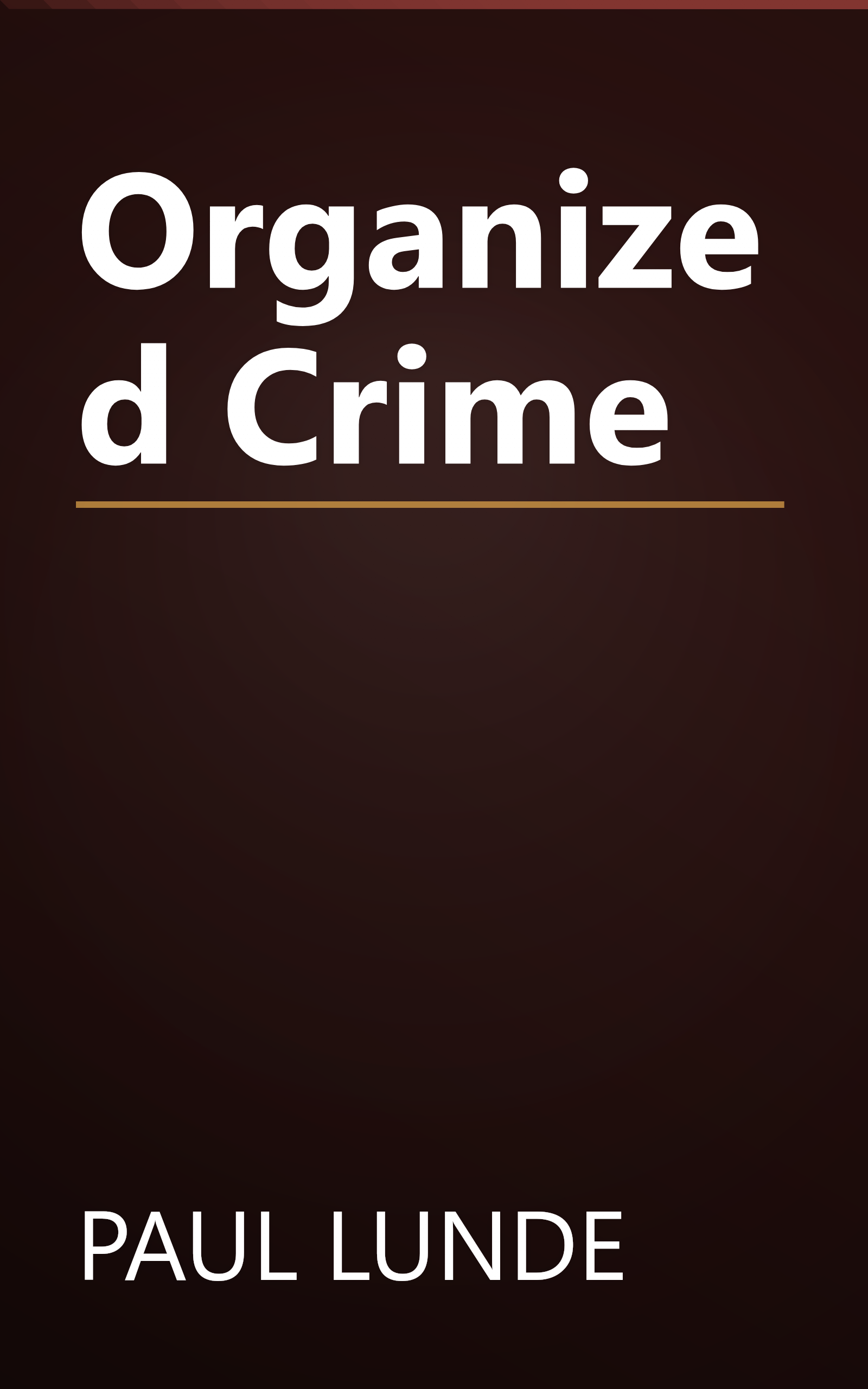 Organized Crime book cover