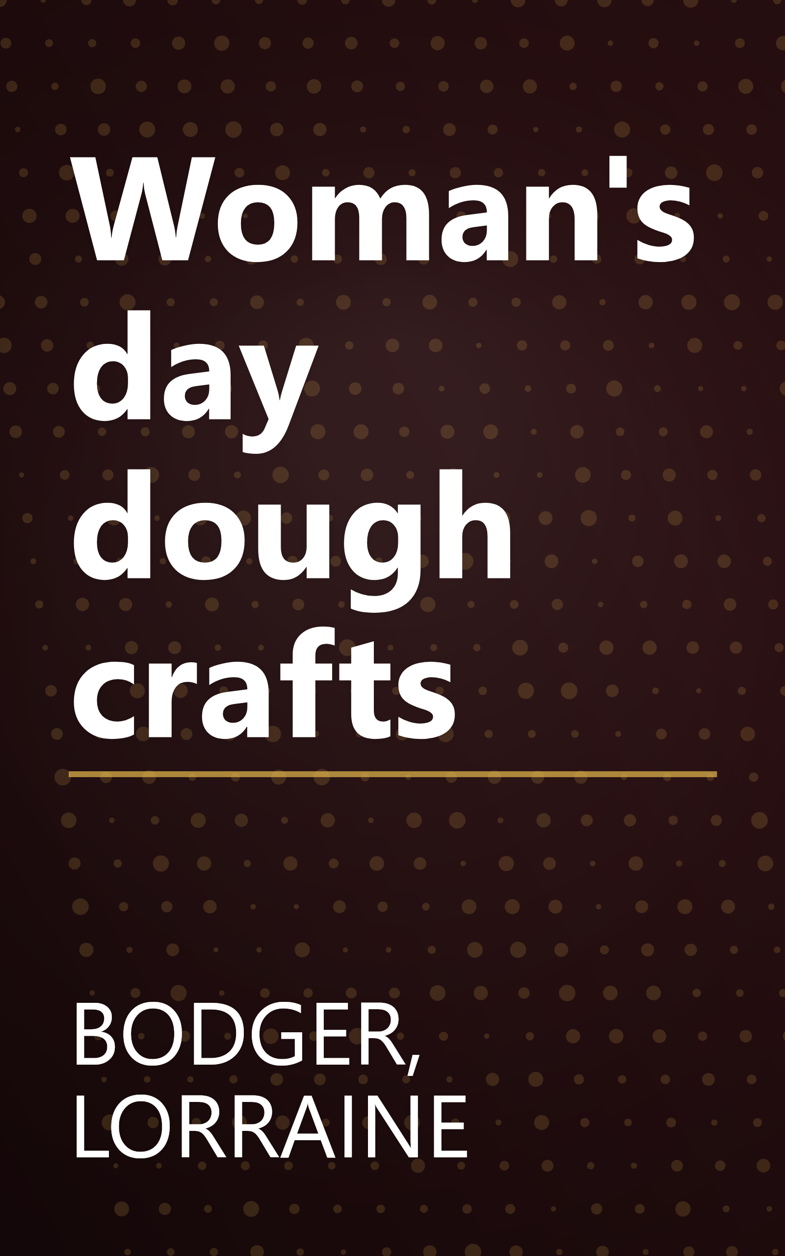 Woman's day dough crafts book cover
