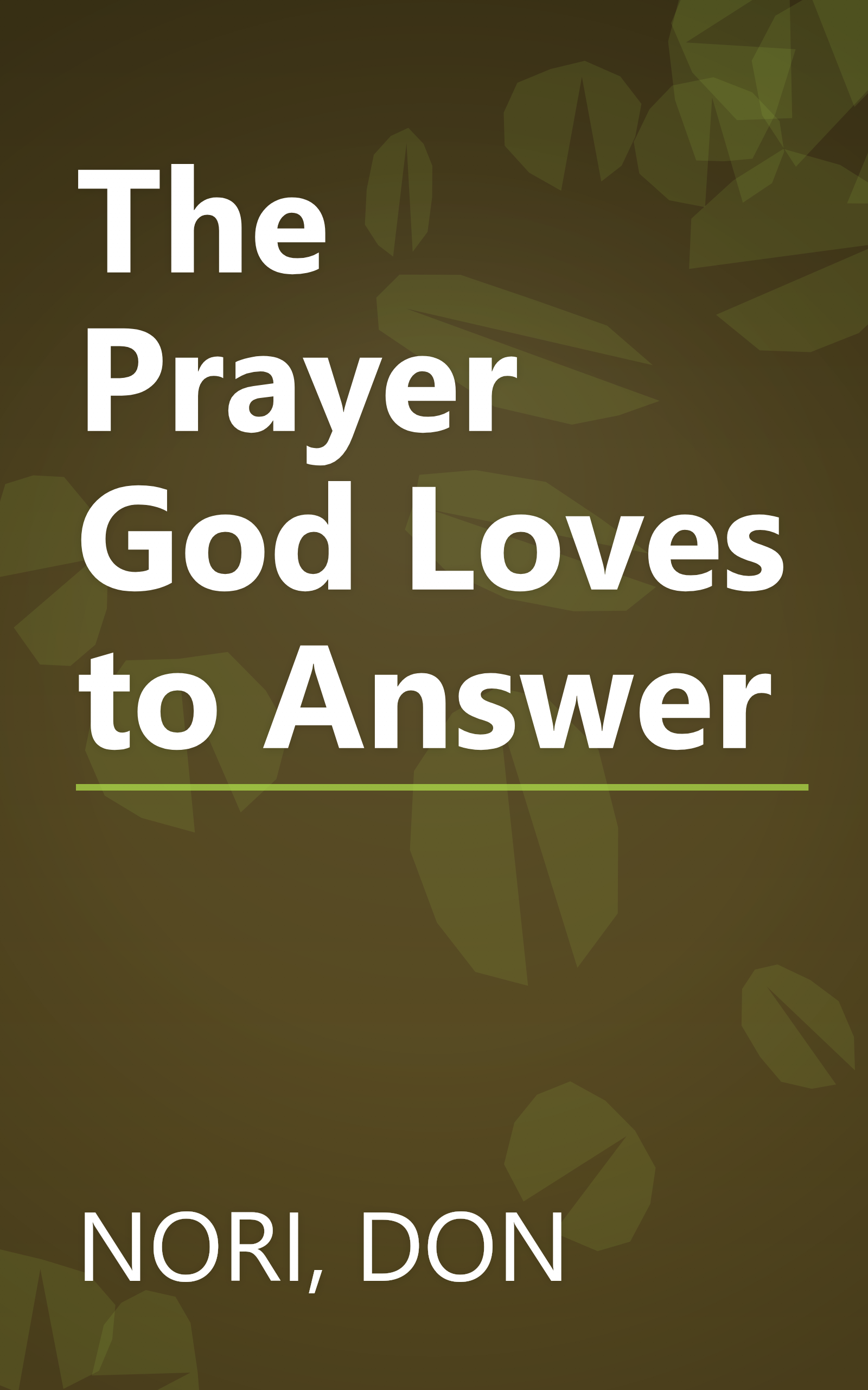 The Prayer God Loves to Answer book cover