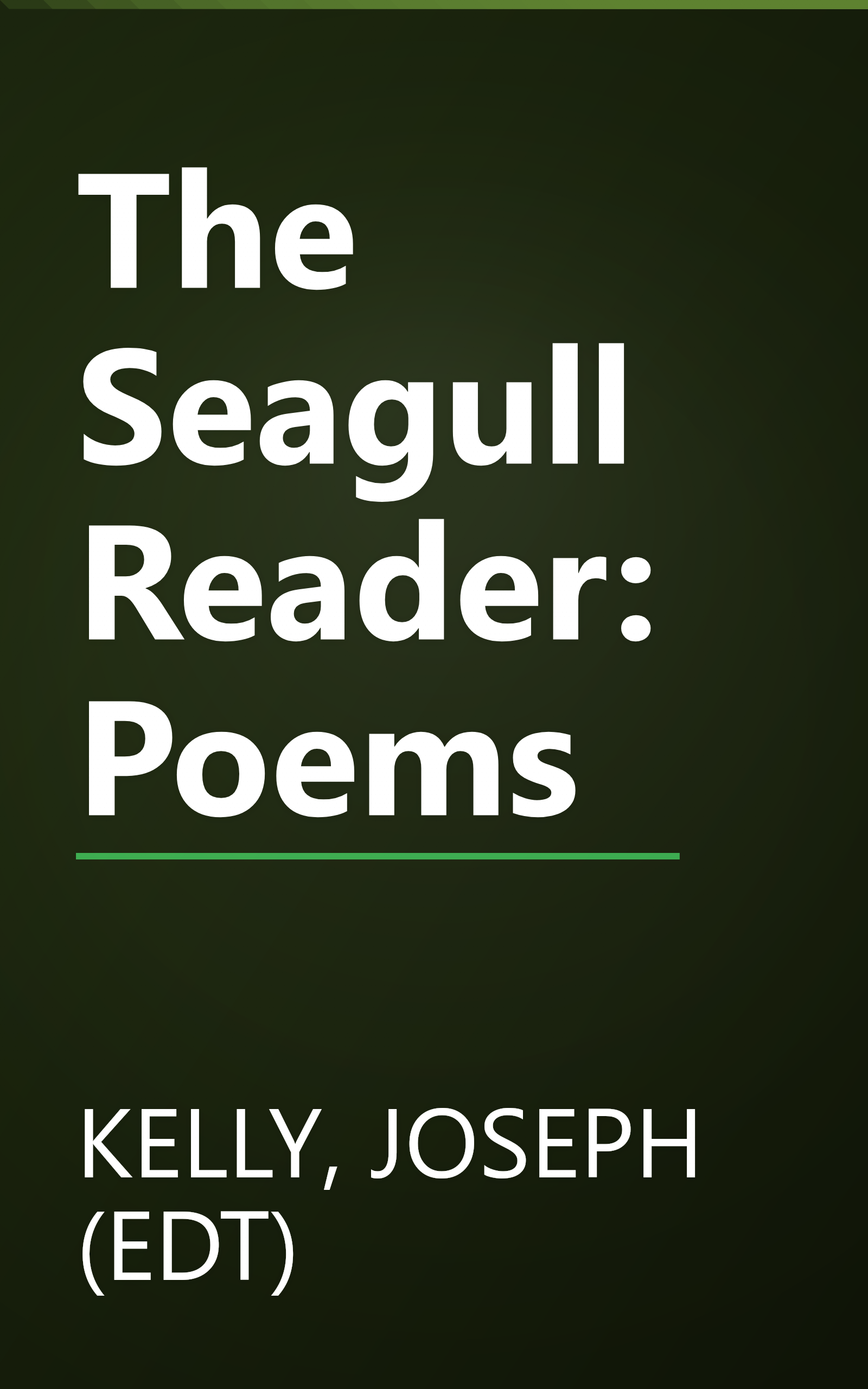 The Seagull Reader: Poems book cover