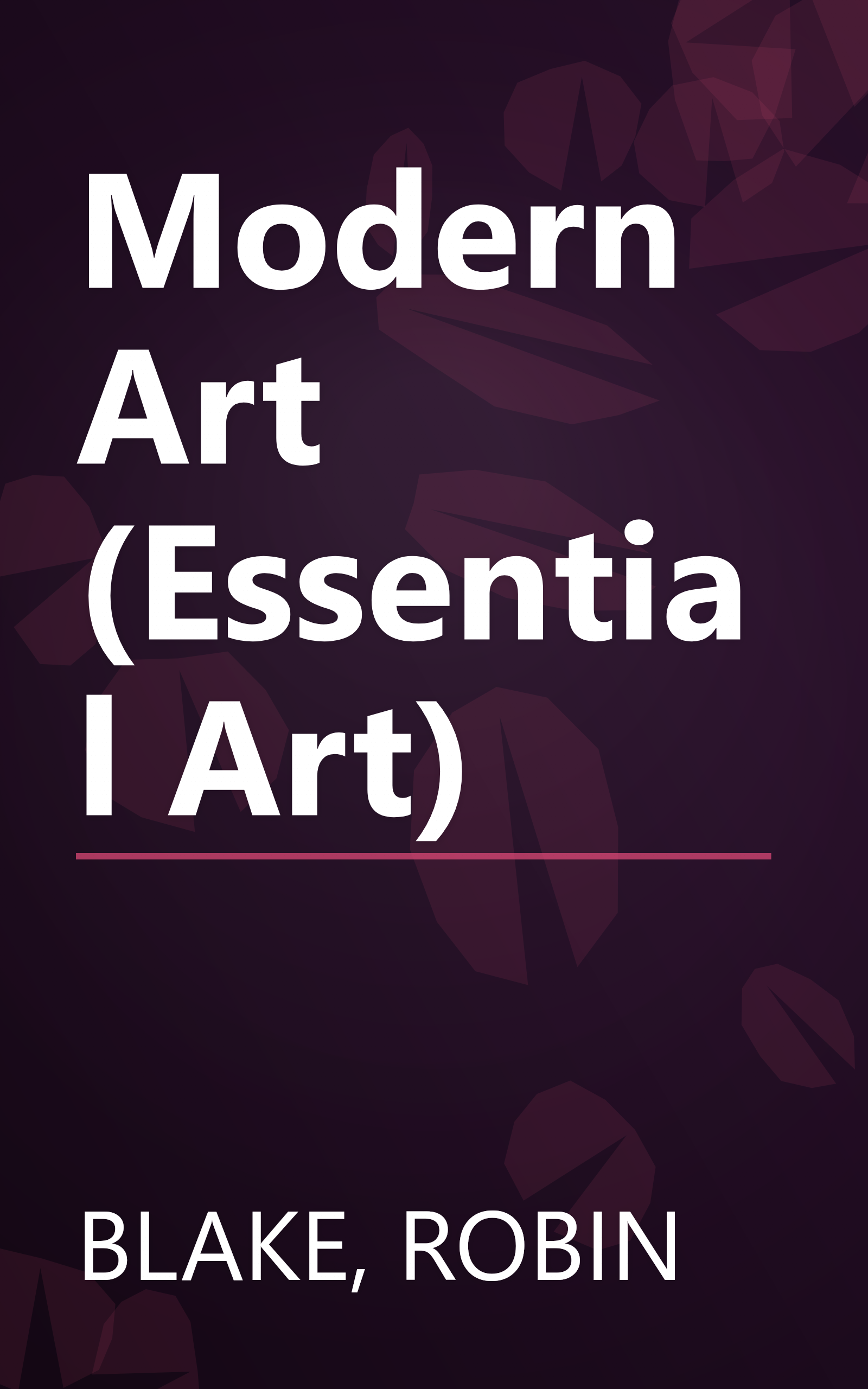 Modern Art (Essential Art) book cover