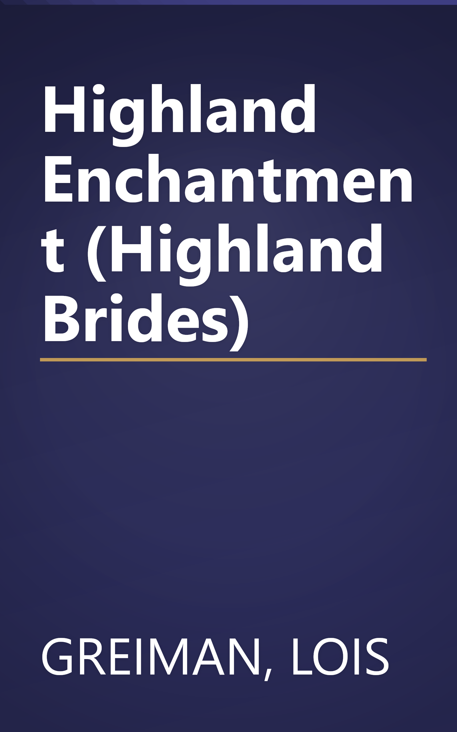 Highland Enchantment (Highland Brides) book cover