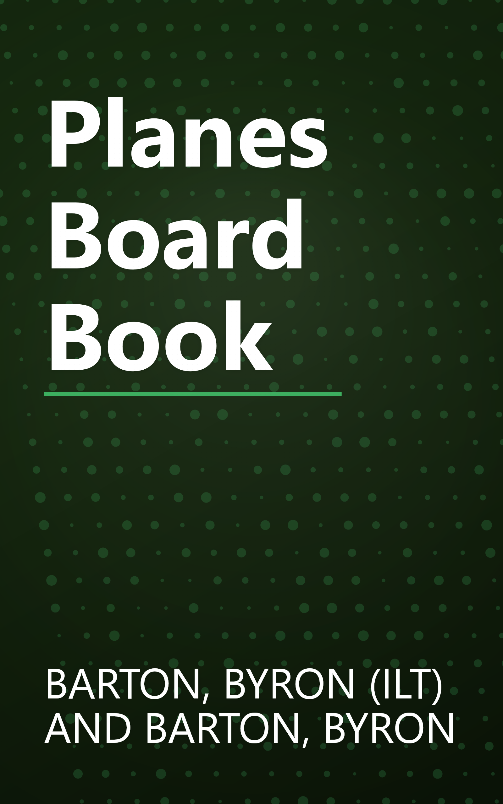 Planes Board Book book cover