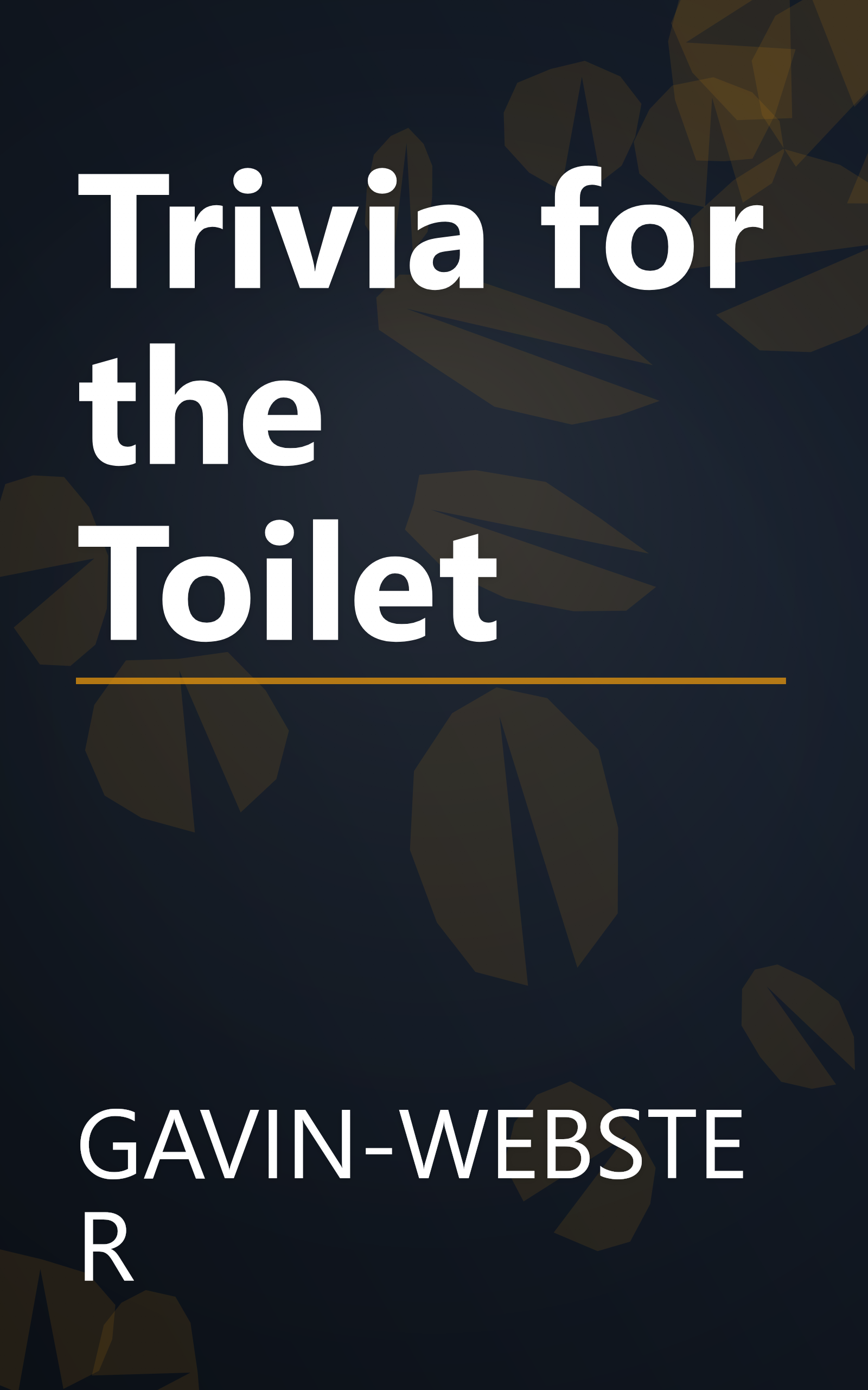 Trivia for the Toilet book cover
