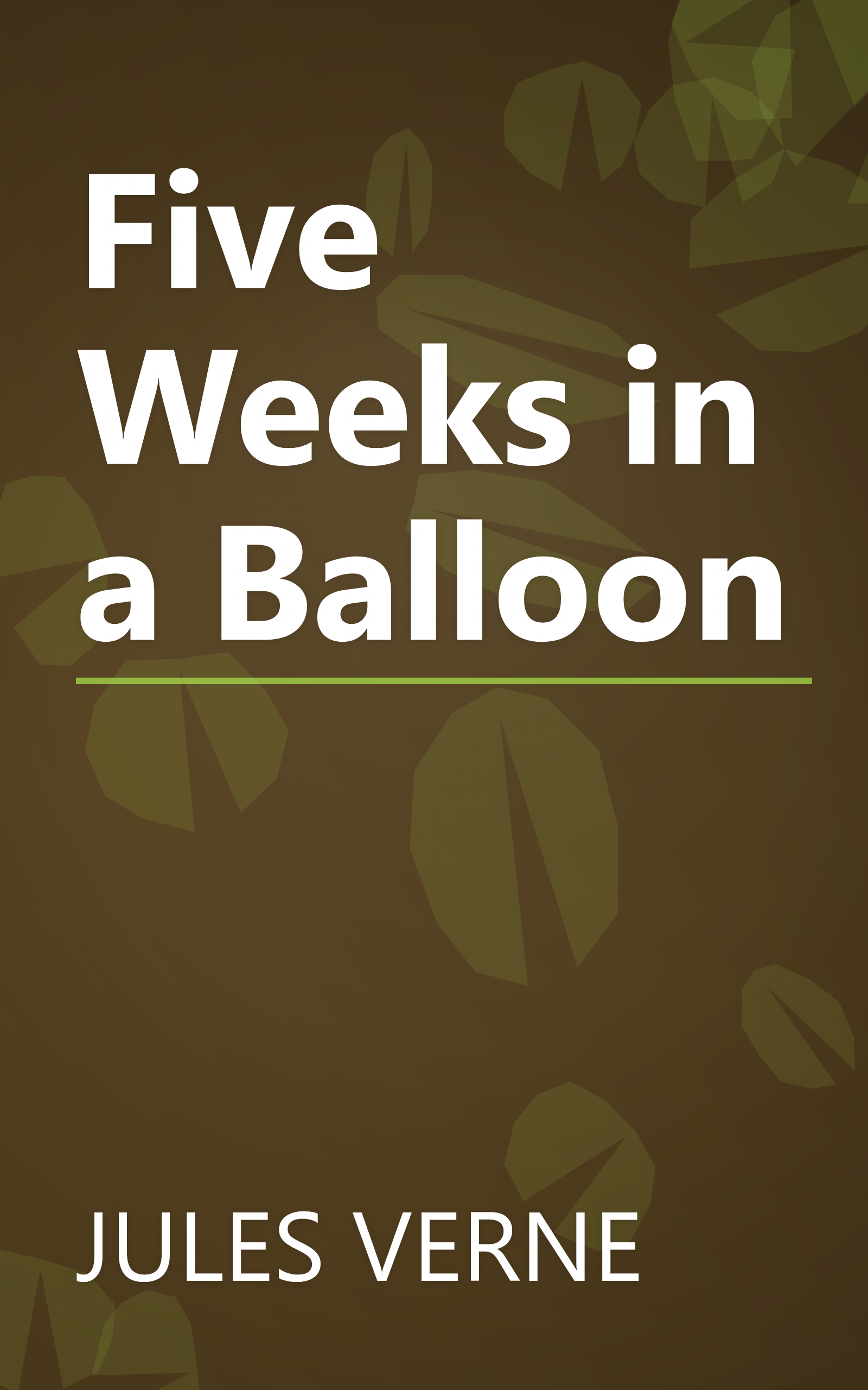 Five Weeks in a Balloon book cover