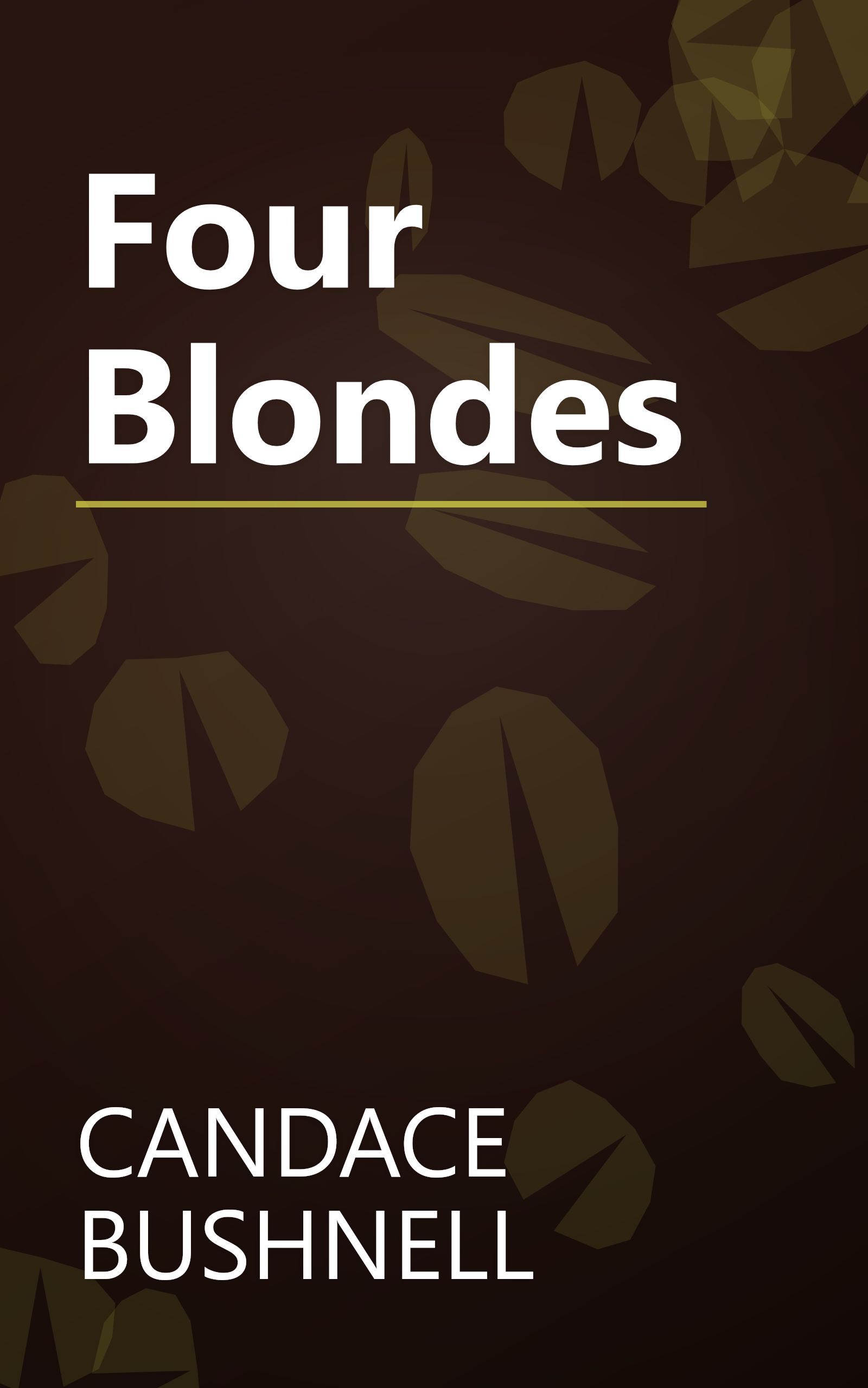 Four Blondes book cover