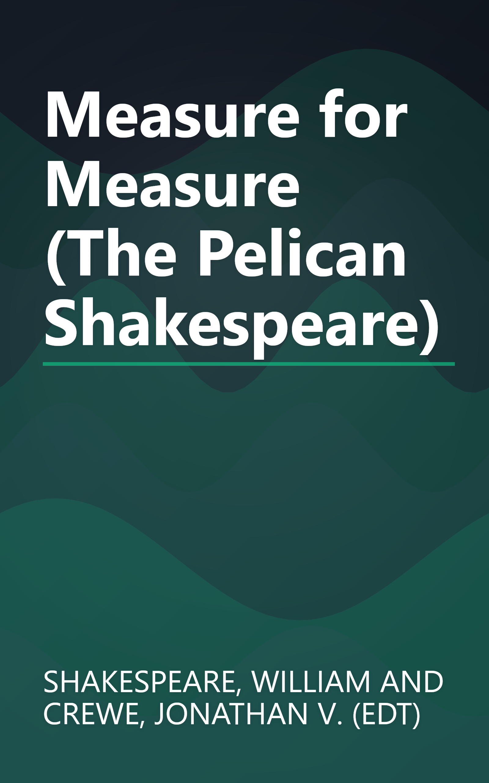 Measure for Measure (The Pelican Shakespeare) book cover