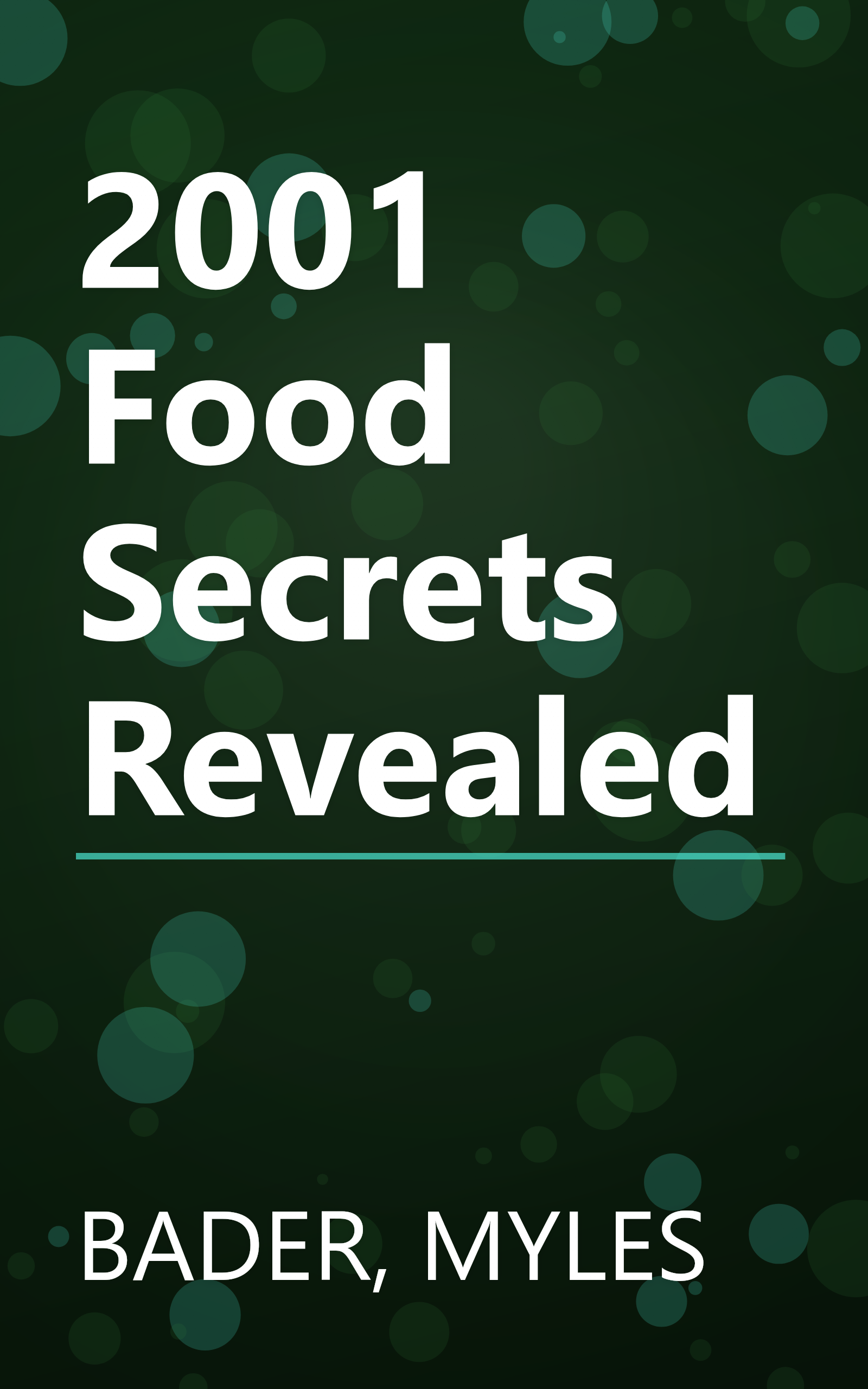 2001 Food Secrets Revealed book cover