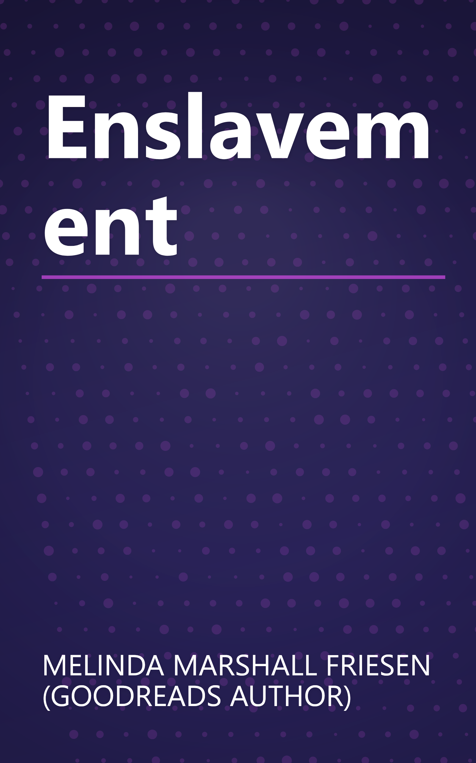 Enslavement book cover