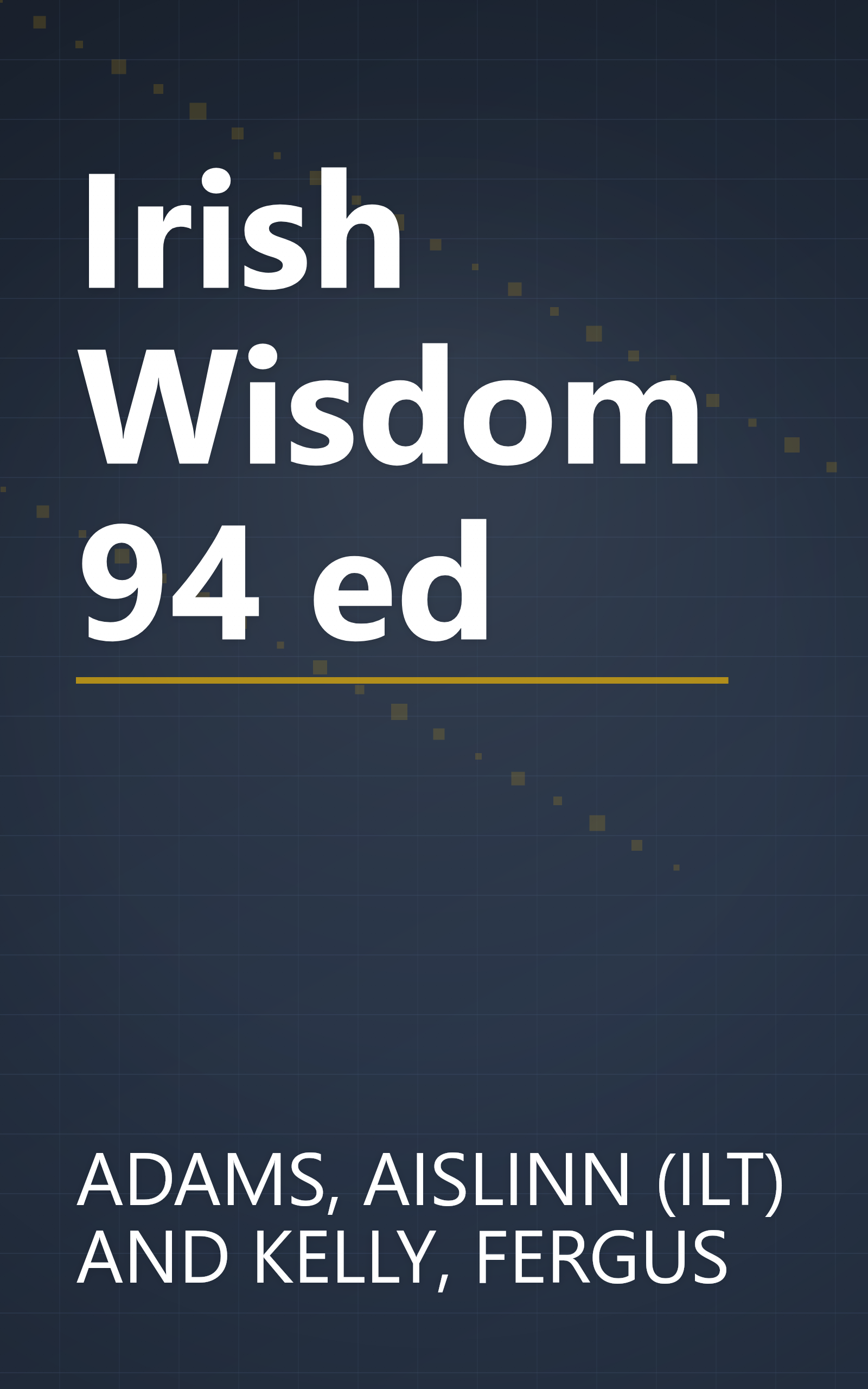 Irish Wisdom 94 ed book cover