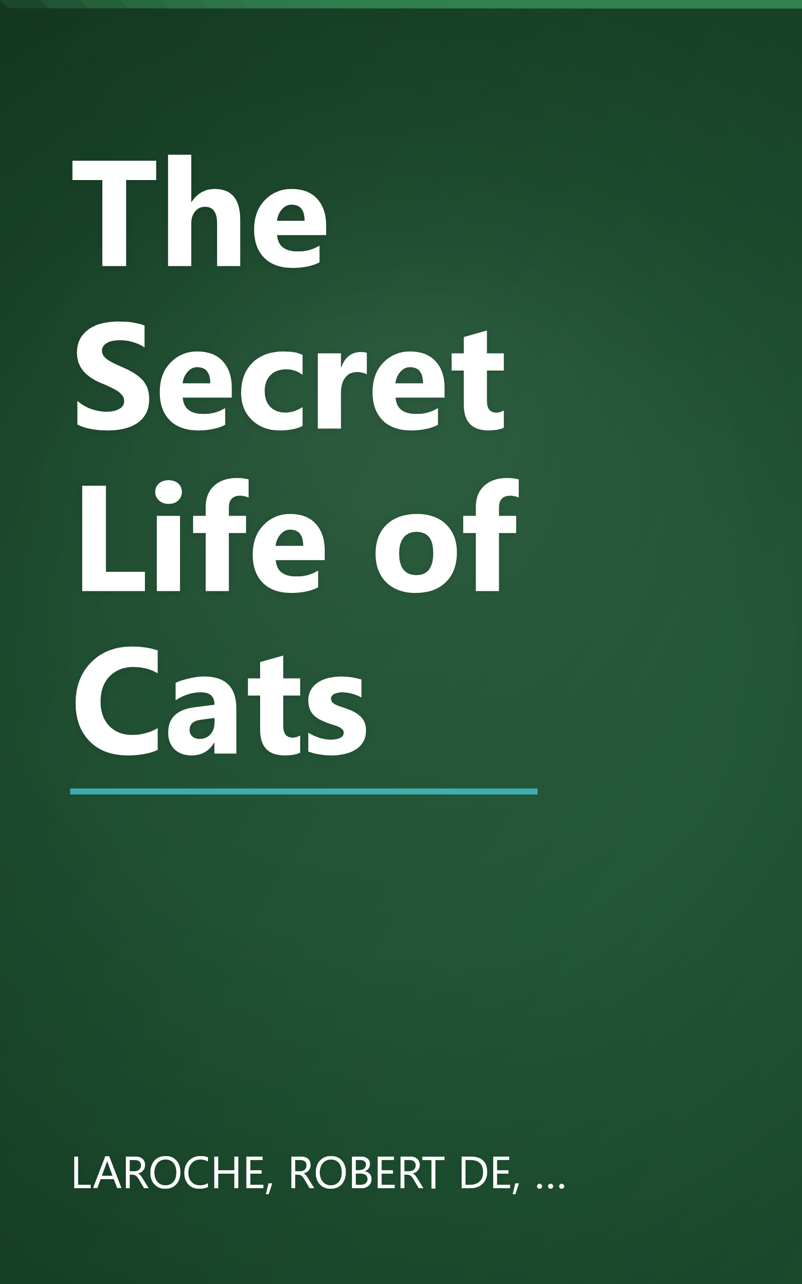 The Secret Life of Cats book cover
