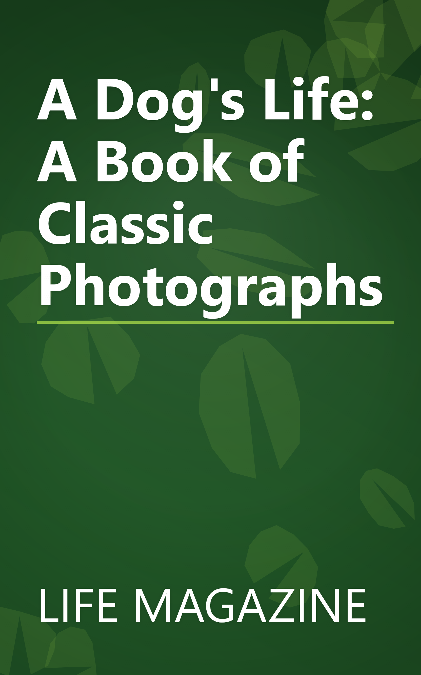 A Dog's Life: A Book of Classic Photographs book cover