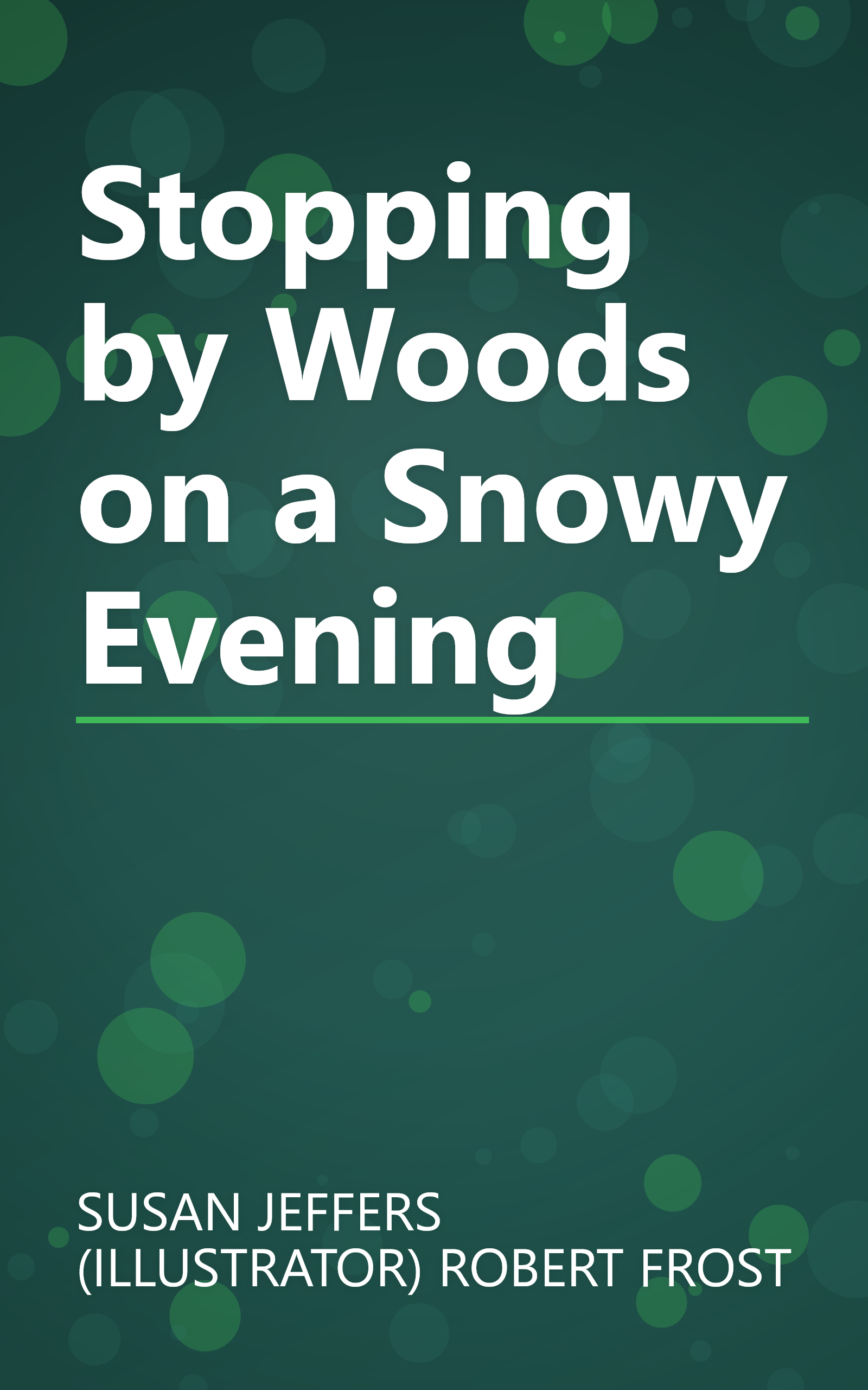 Stopping by Woods on a Snowy Evening book cover