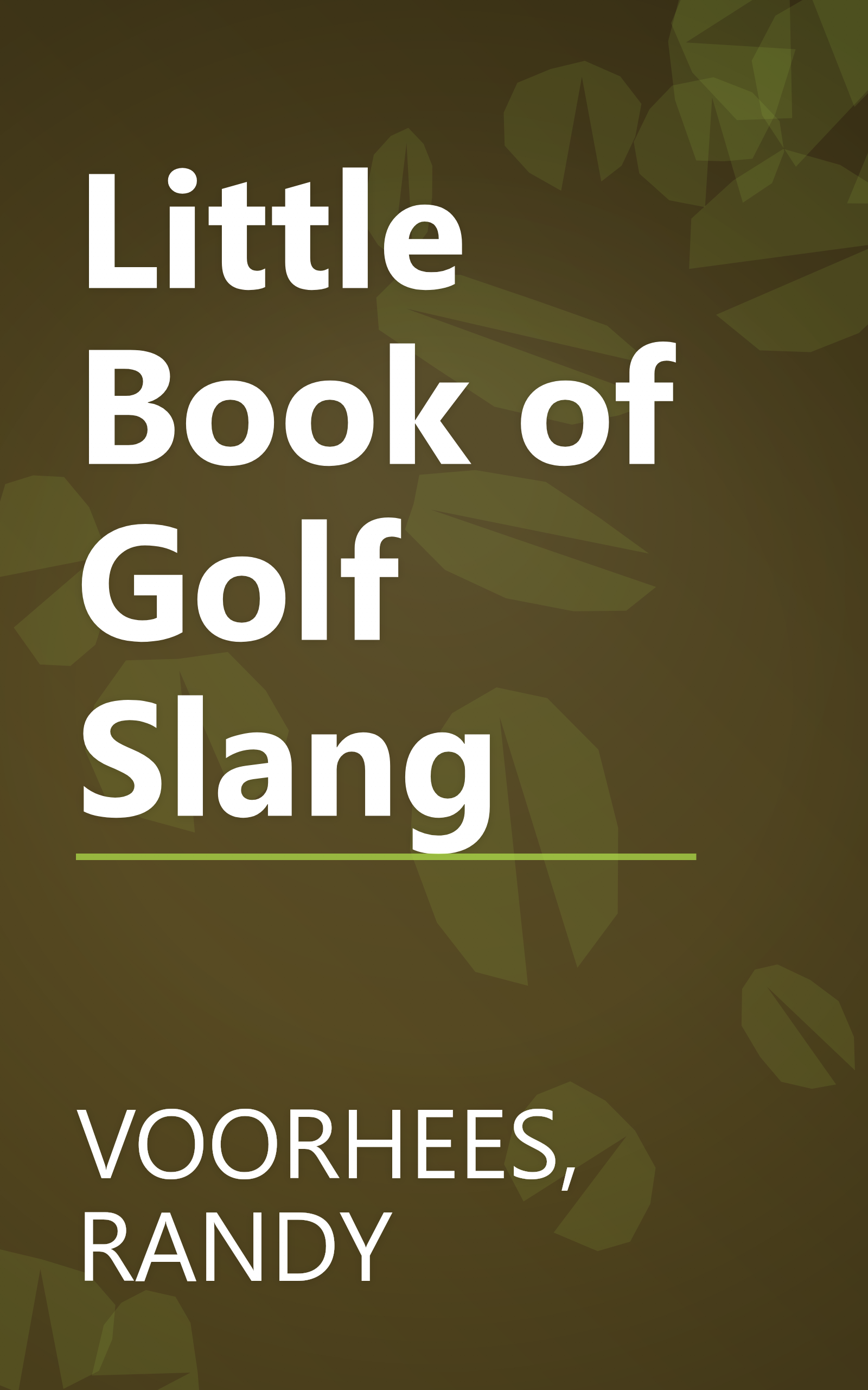 Little Book of Golf Slang book cover