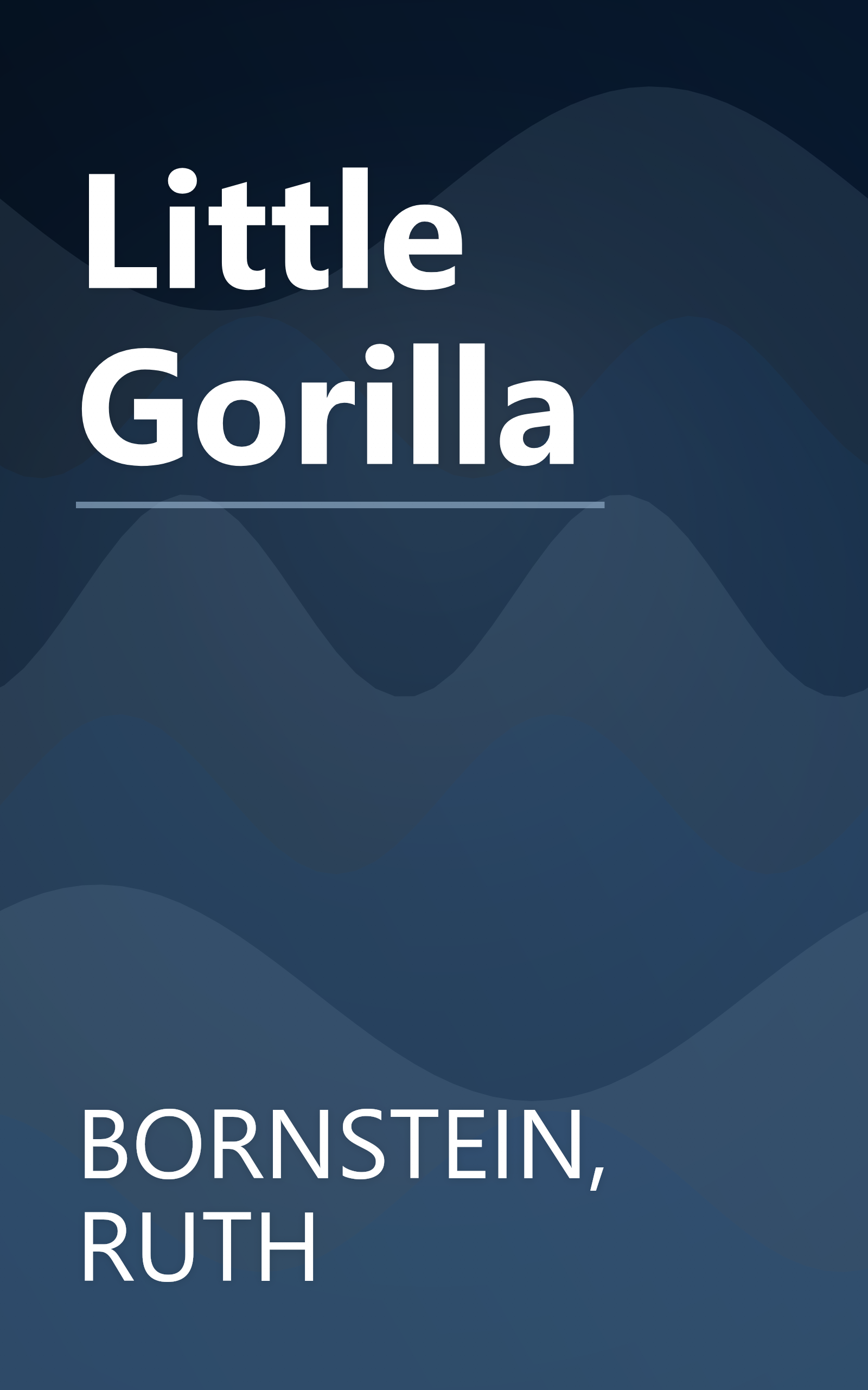 Little Gorilla book cover