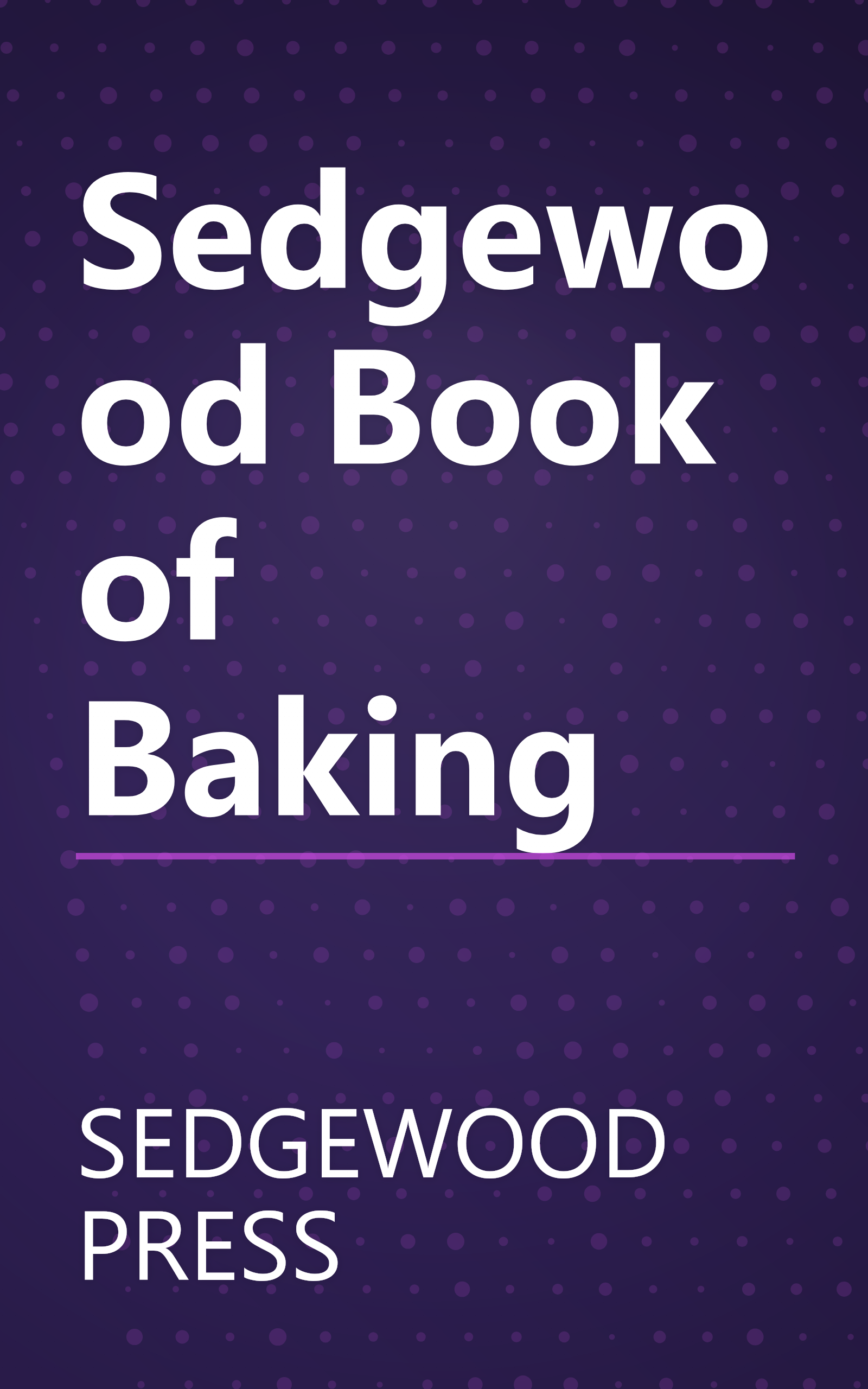 Sedgewood Book of Baking book cover