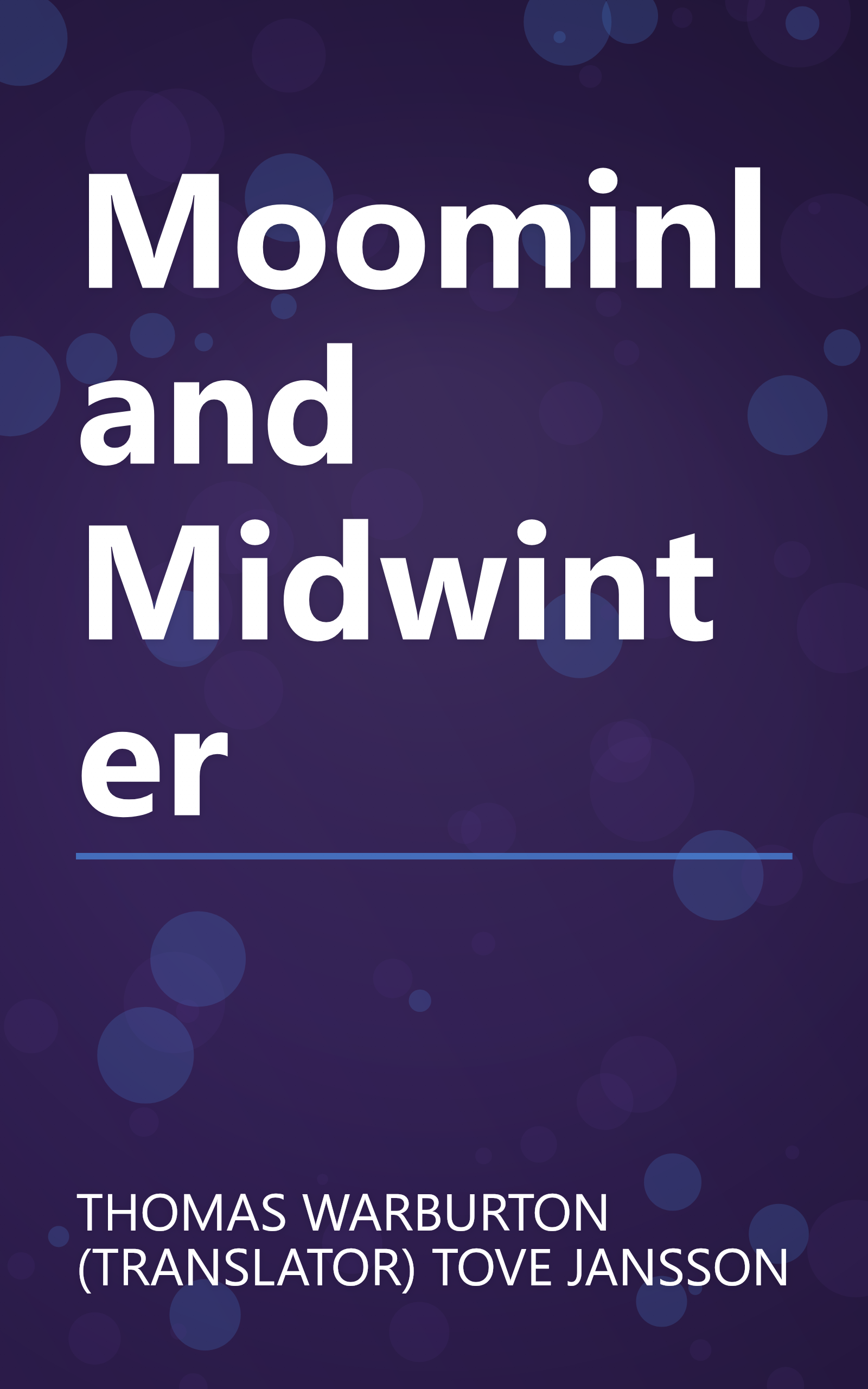Moominland Midwinter book cover