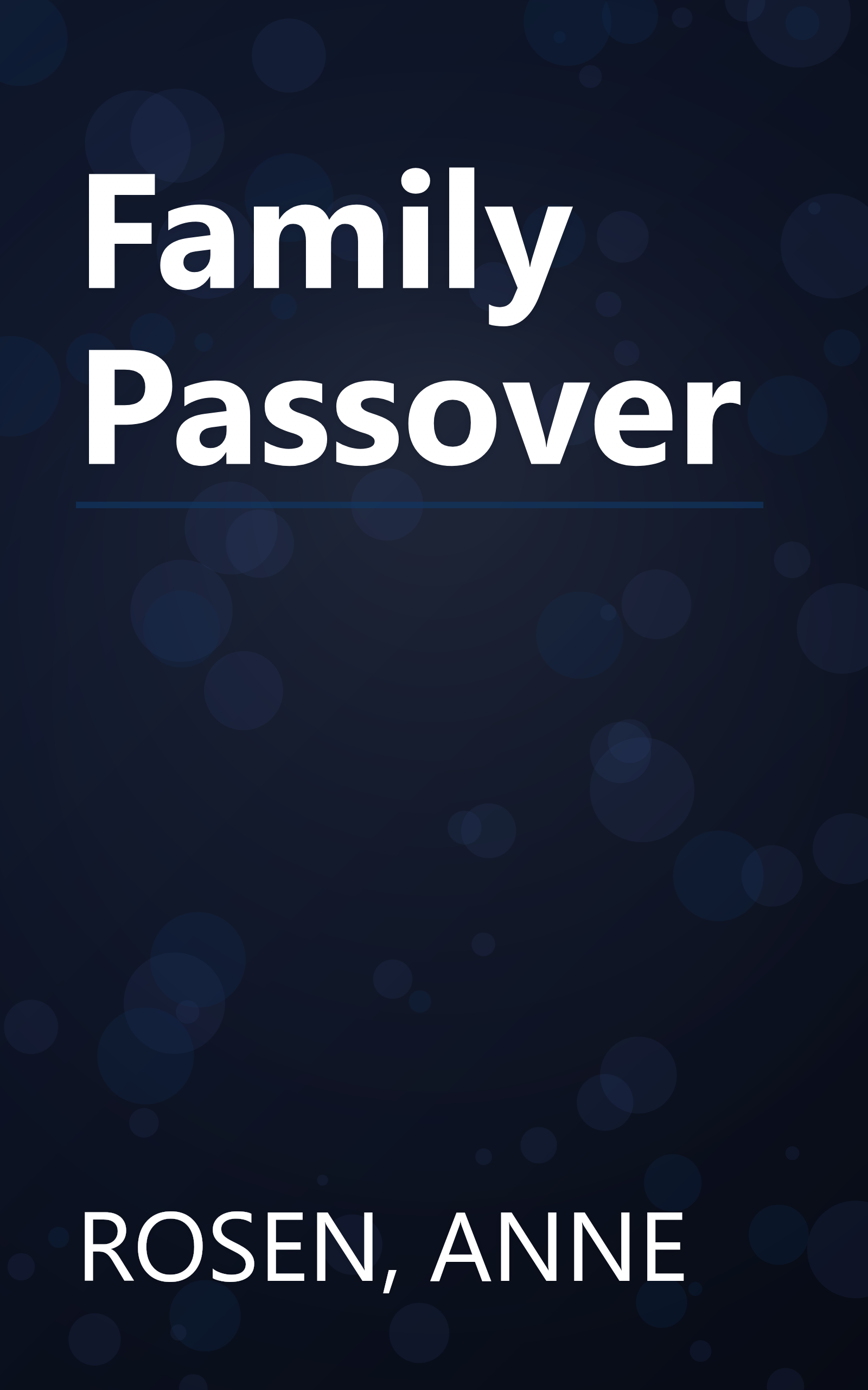 Family Passover book cover