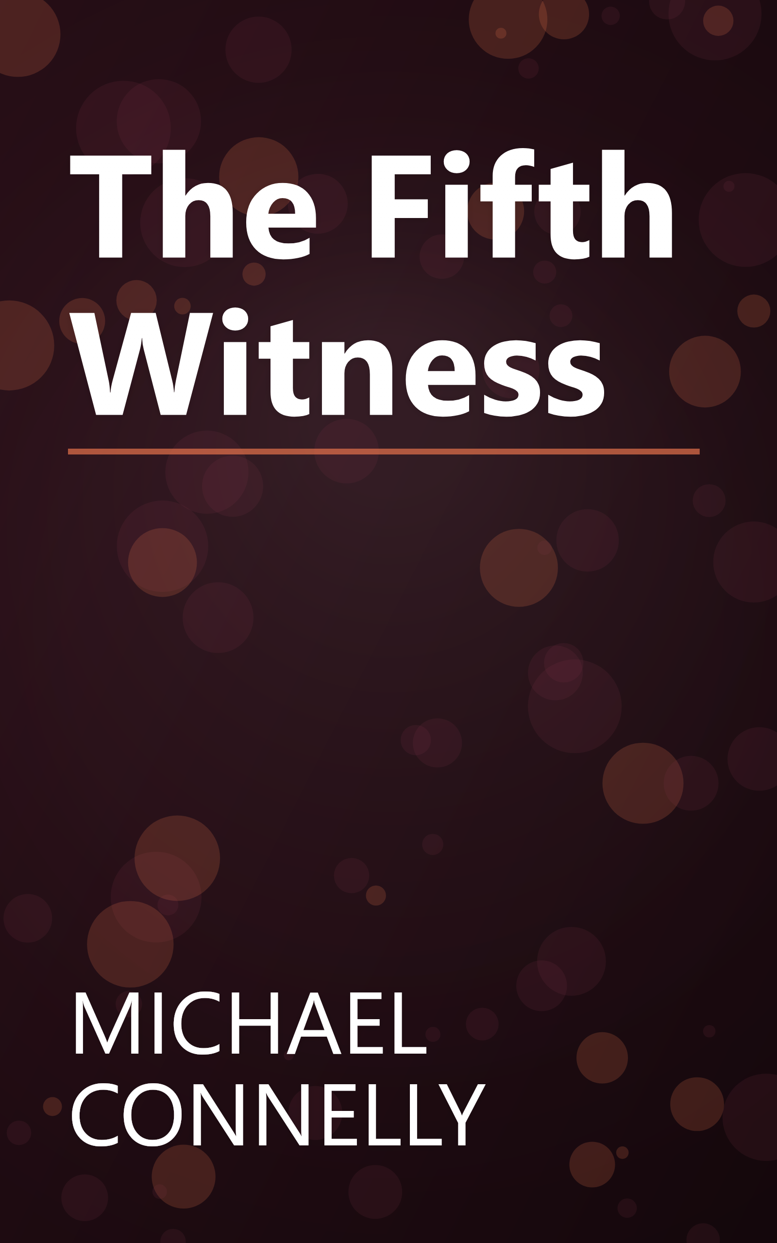 The Fifth Witness book cover