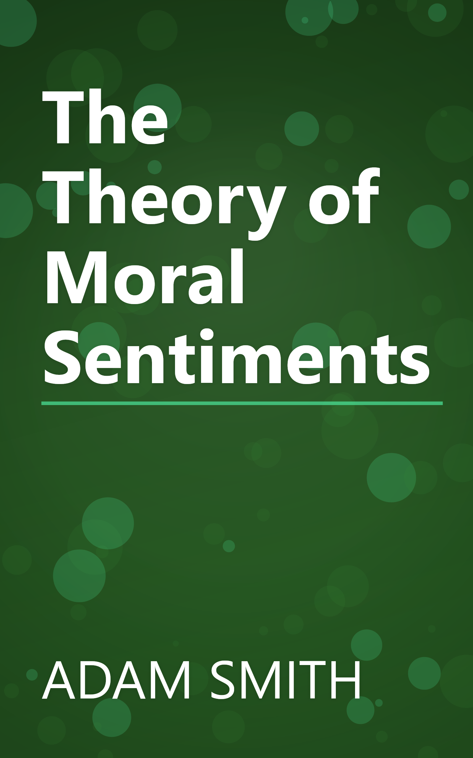 The Theory of Moral Sentiments book cover