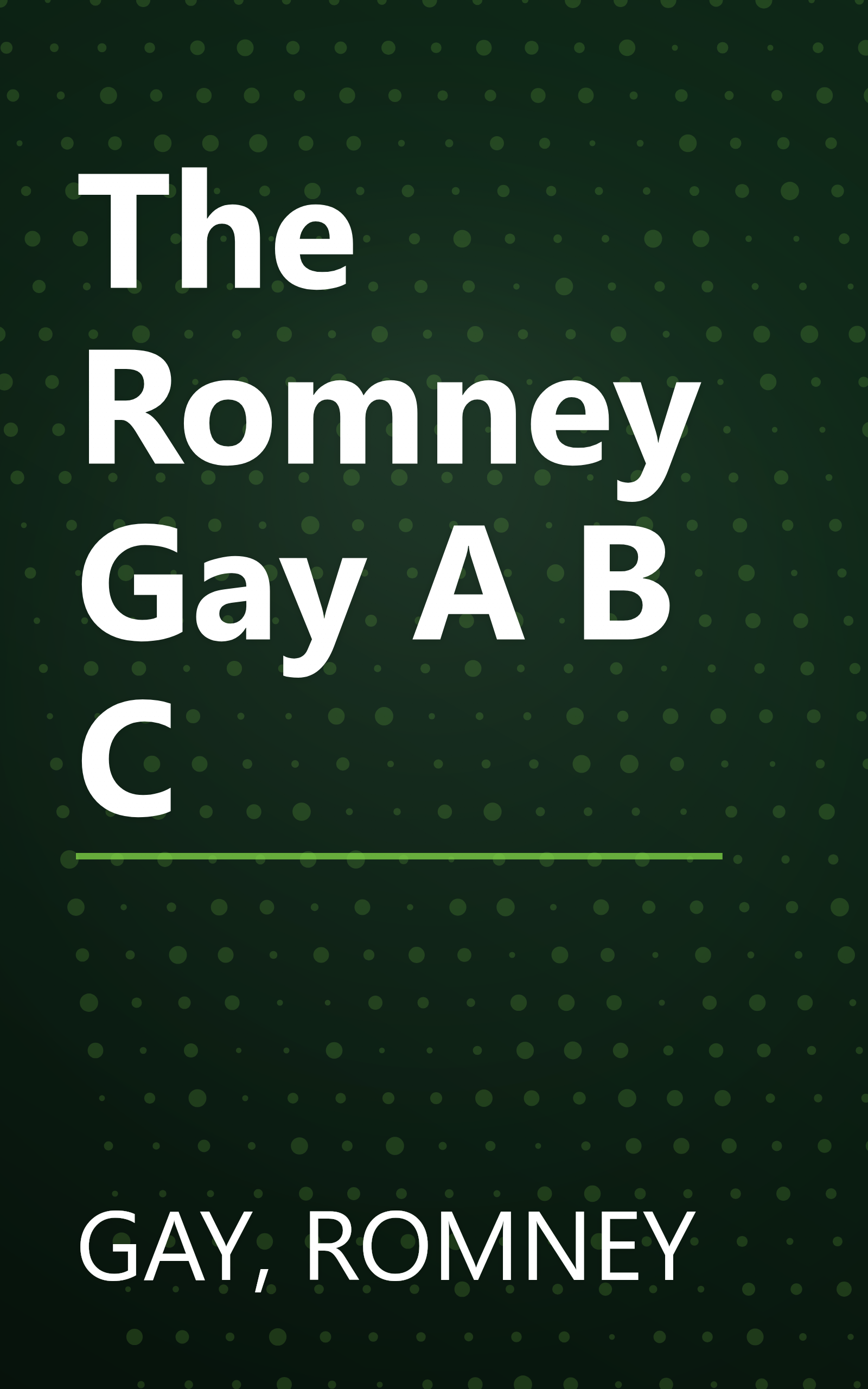The Romney Gay A B C book cover