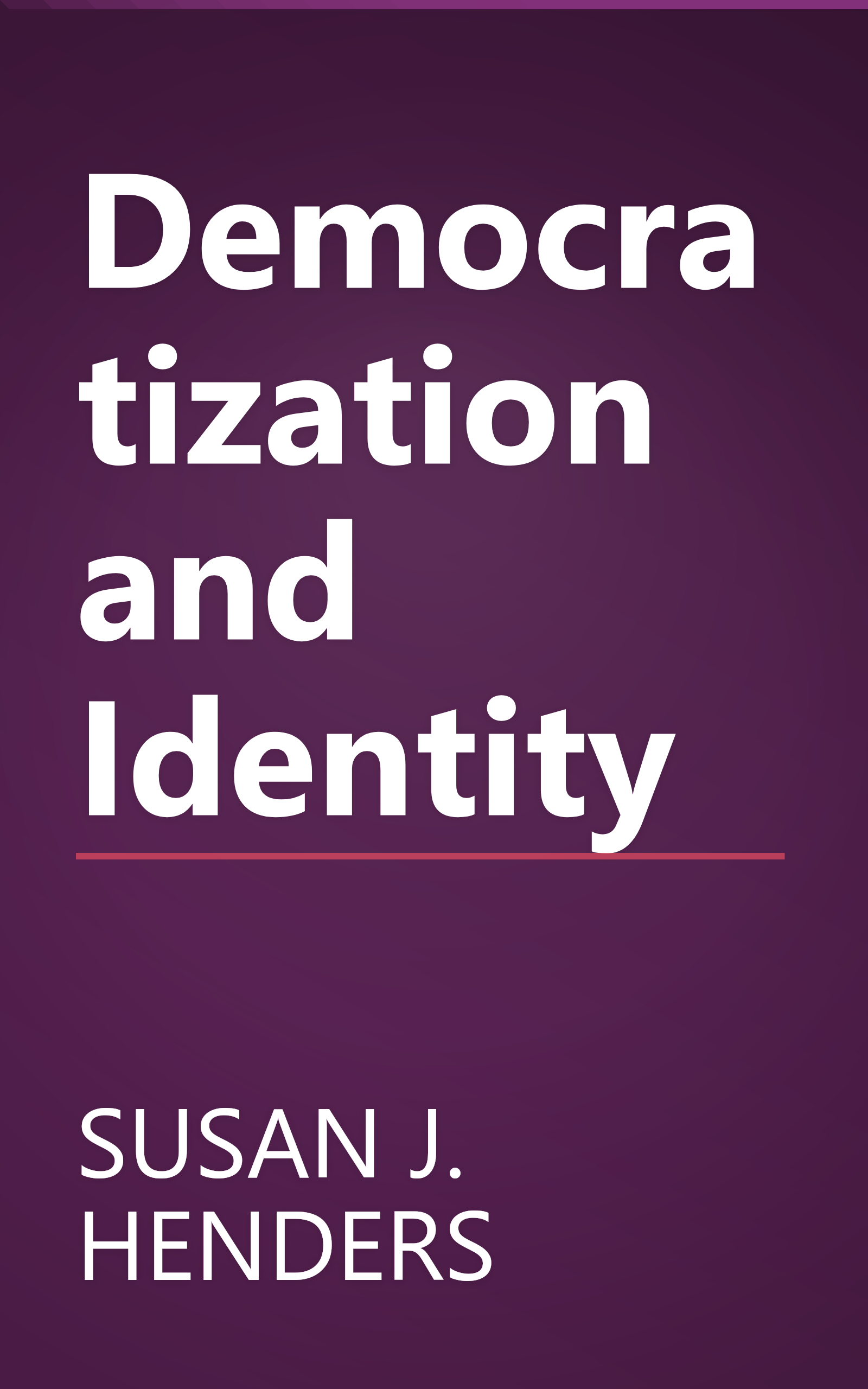 Democratization and Identity book cover