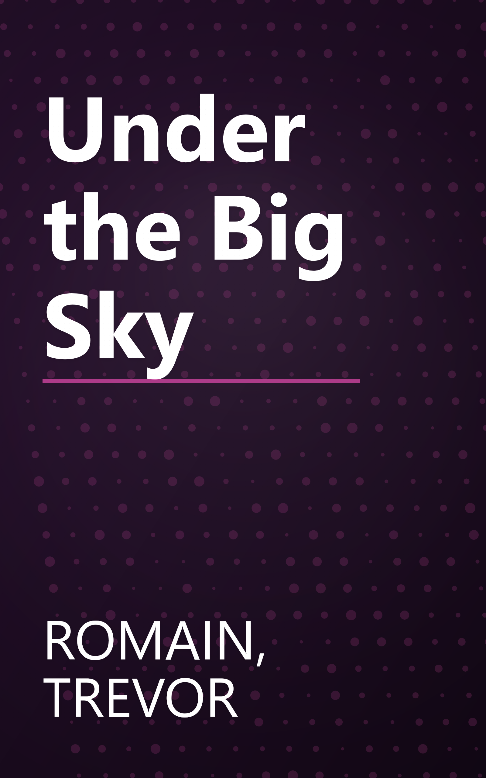 Under the Big Sky book cover