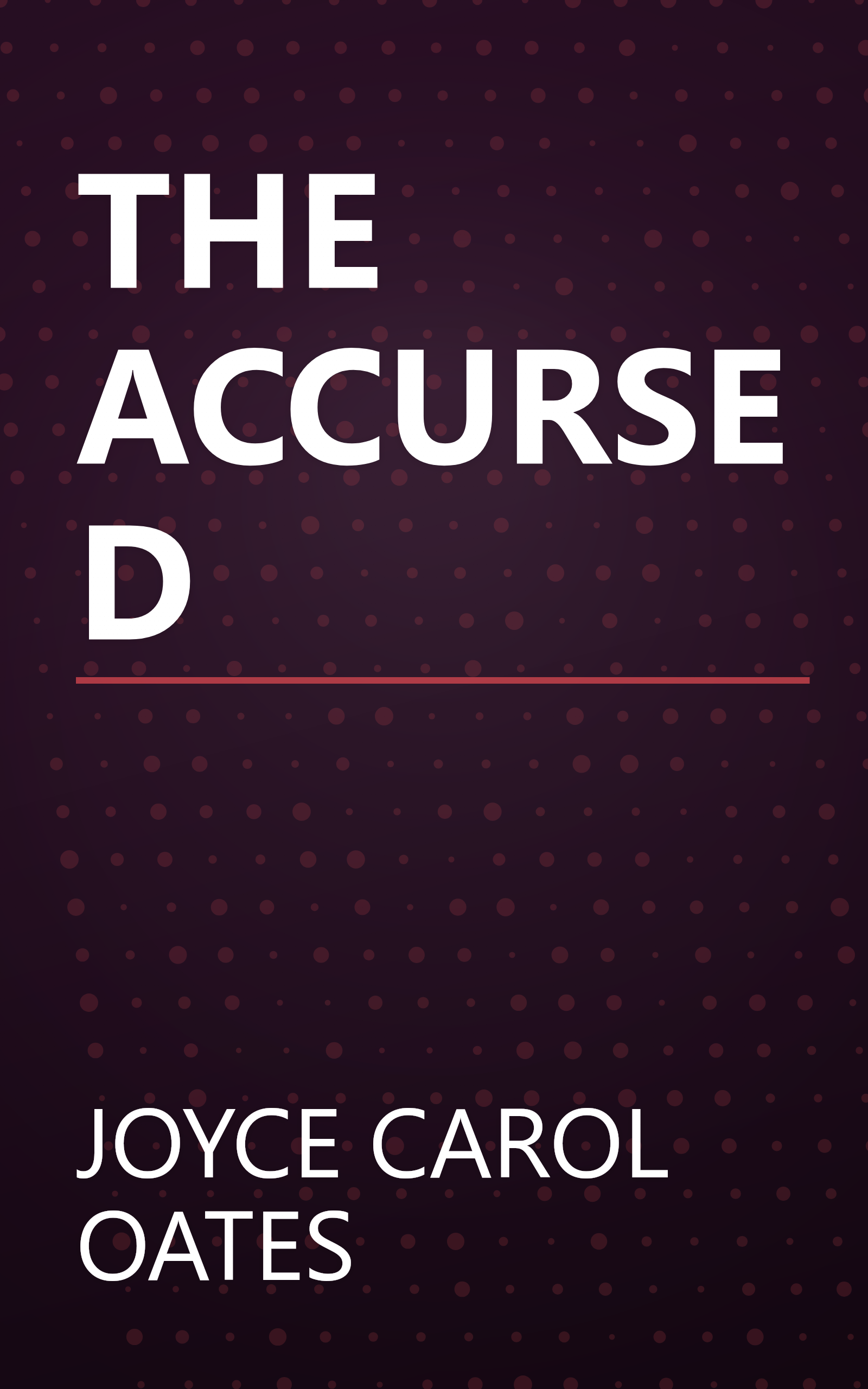 THE ACCURSED book cover