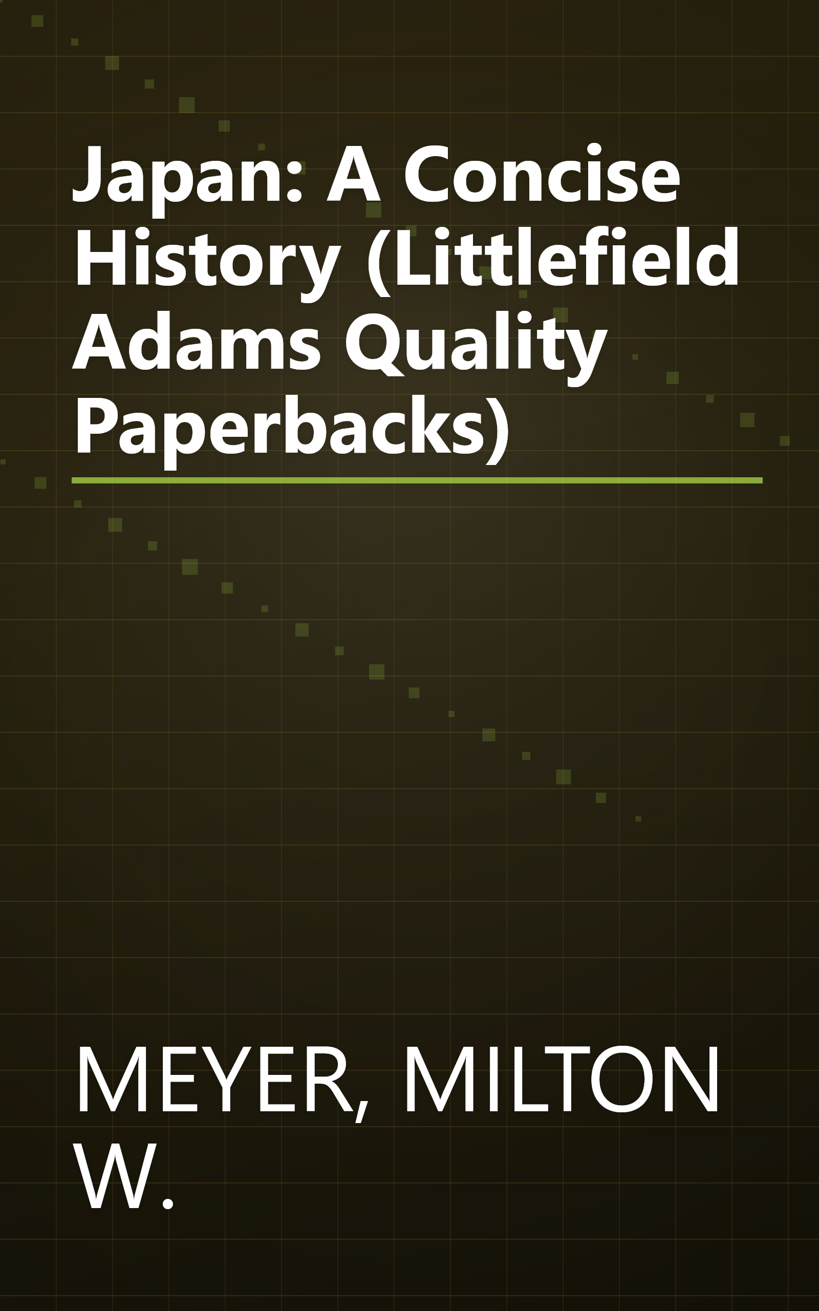 Japan: A Concise History (Littlefield Adams Quality Paperbacks) book cover