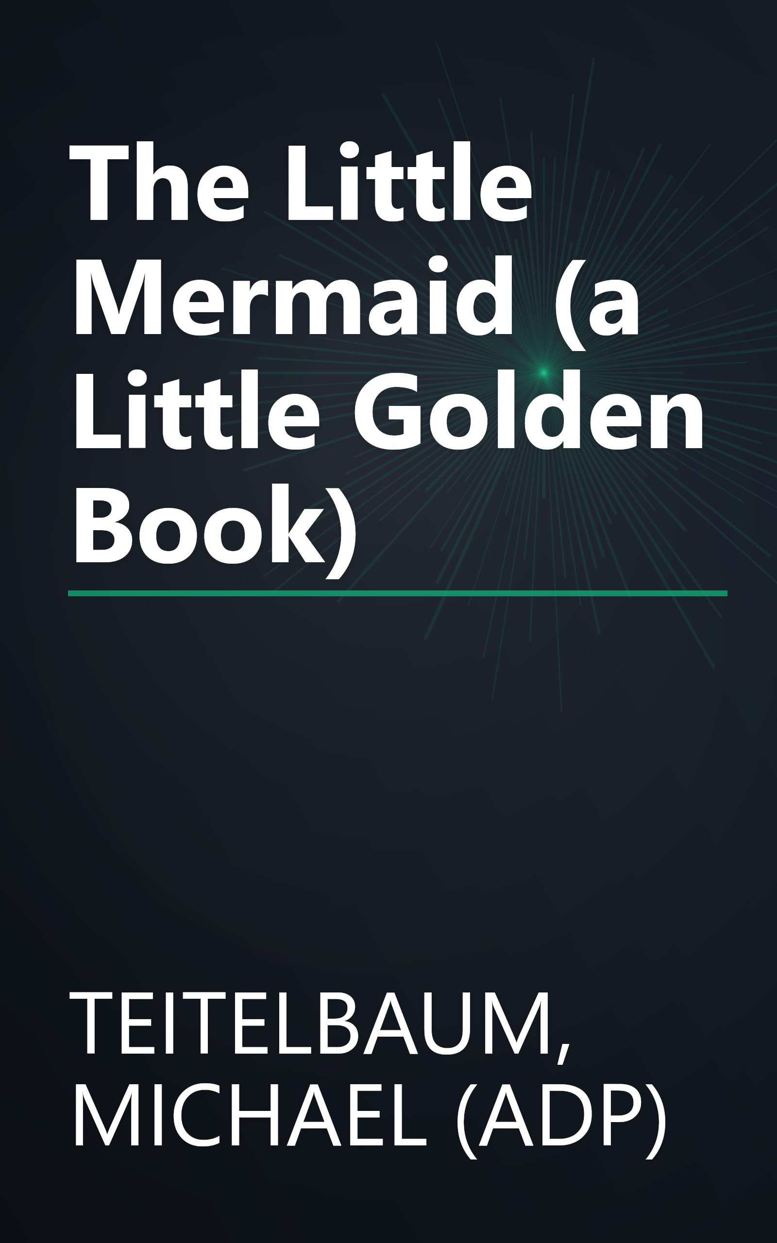 The Little Mermaid (a Little Golden Book) book cover