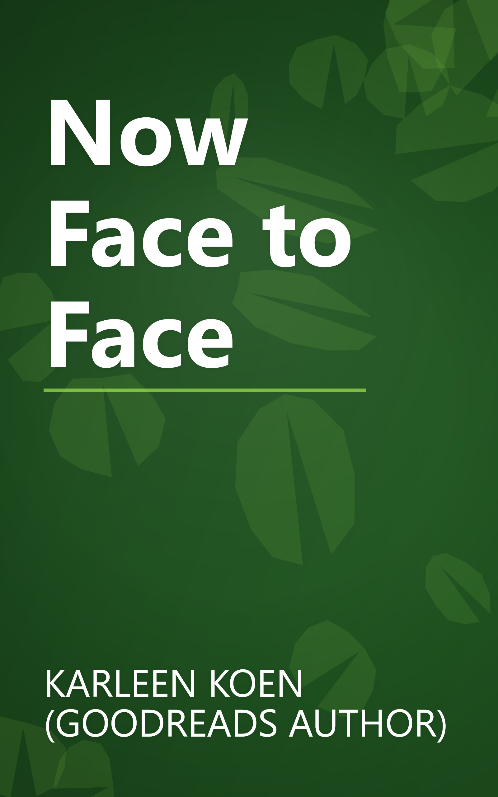 Now Face to Face book cover