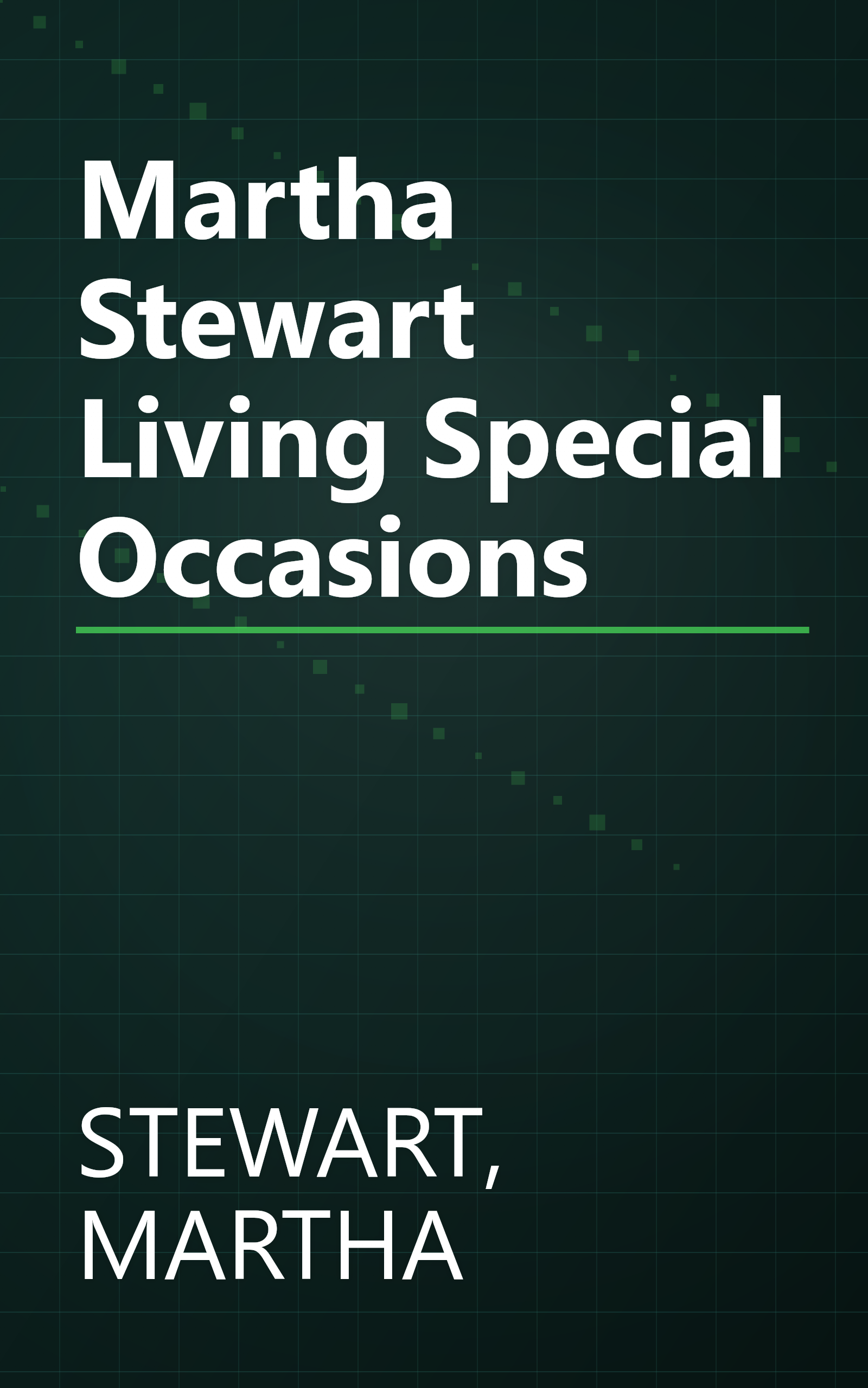 Martha Stewart Living Special Occasions book cover