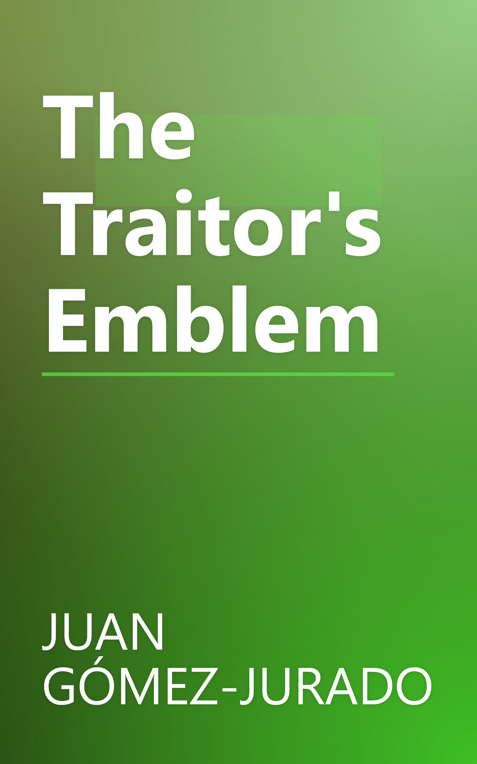 The Traitor's Emblem book cover