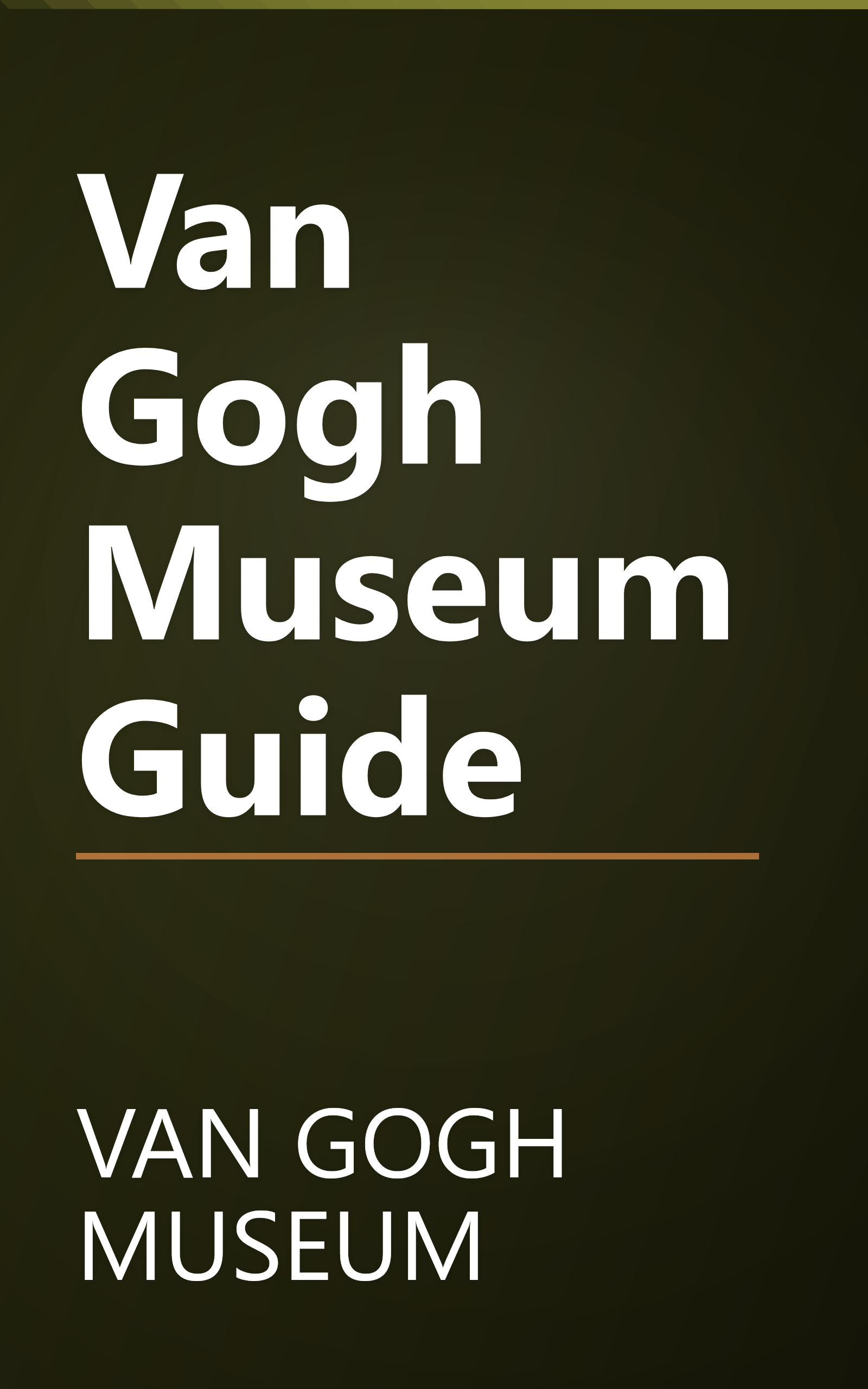 Van Gogh Museum Guide book cover