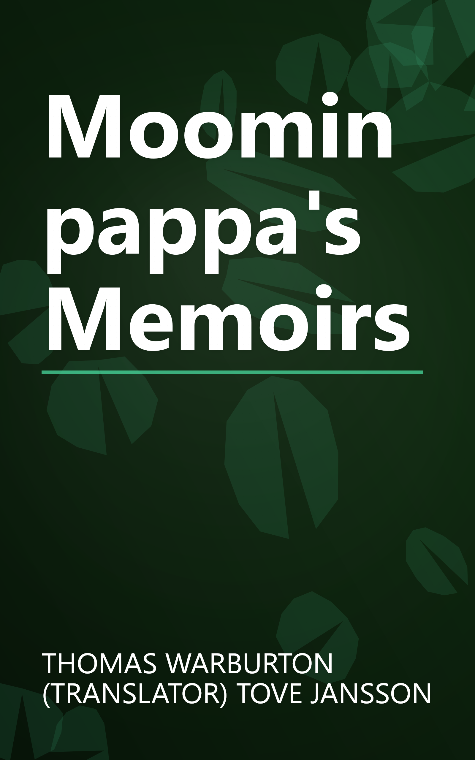 Moominpappa's Memoirs book cover