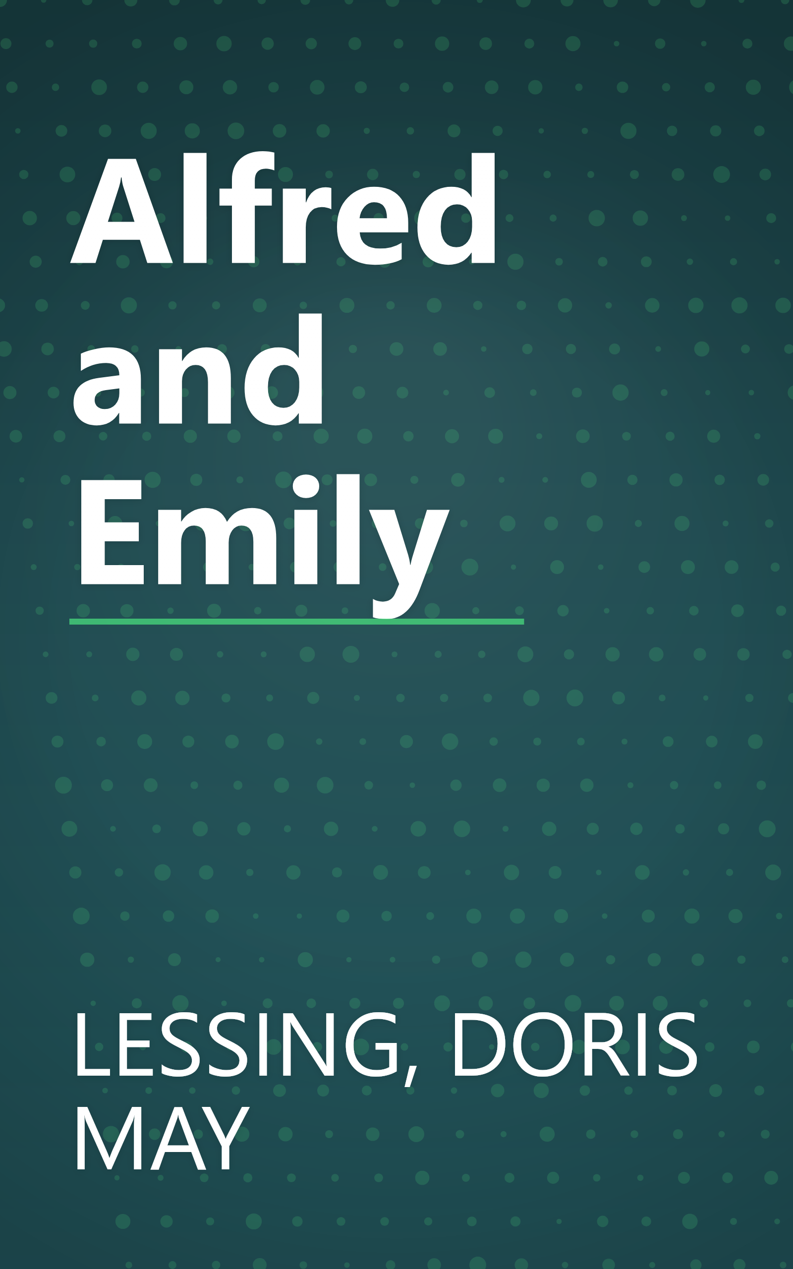 Alfred and Emily book cover