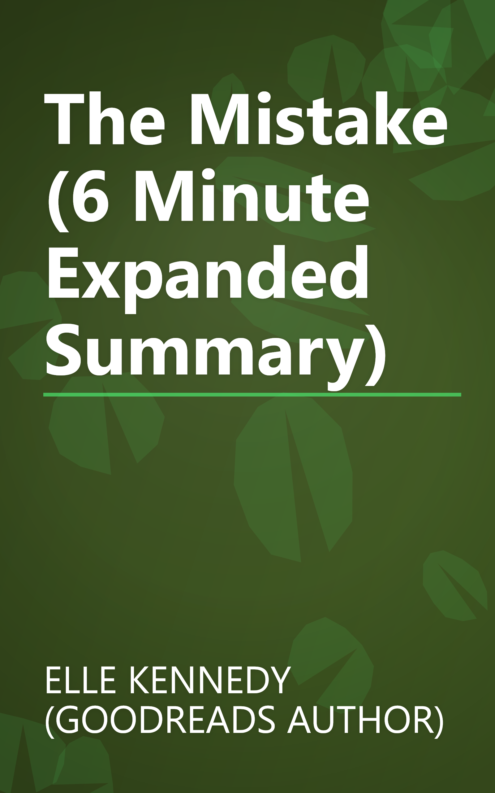 The Mistake (6 Minute   Expanded Summary) book cover