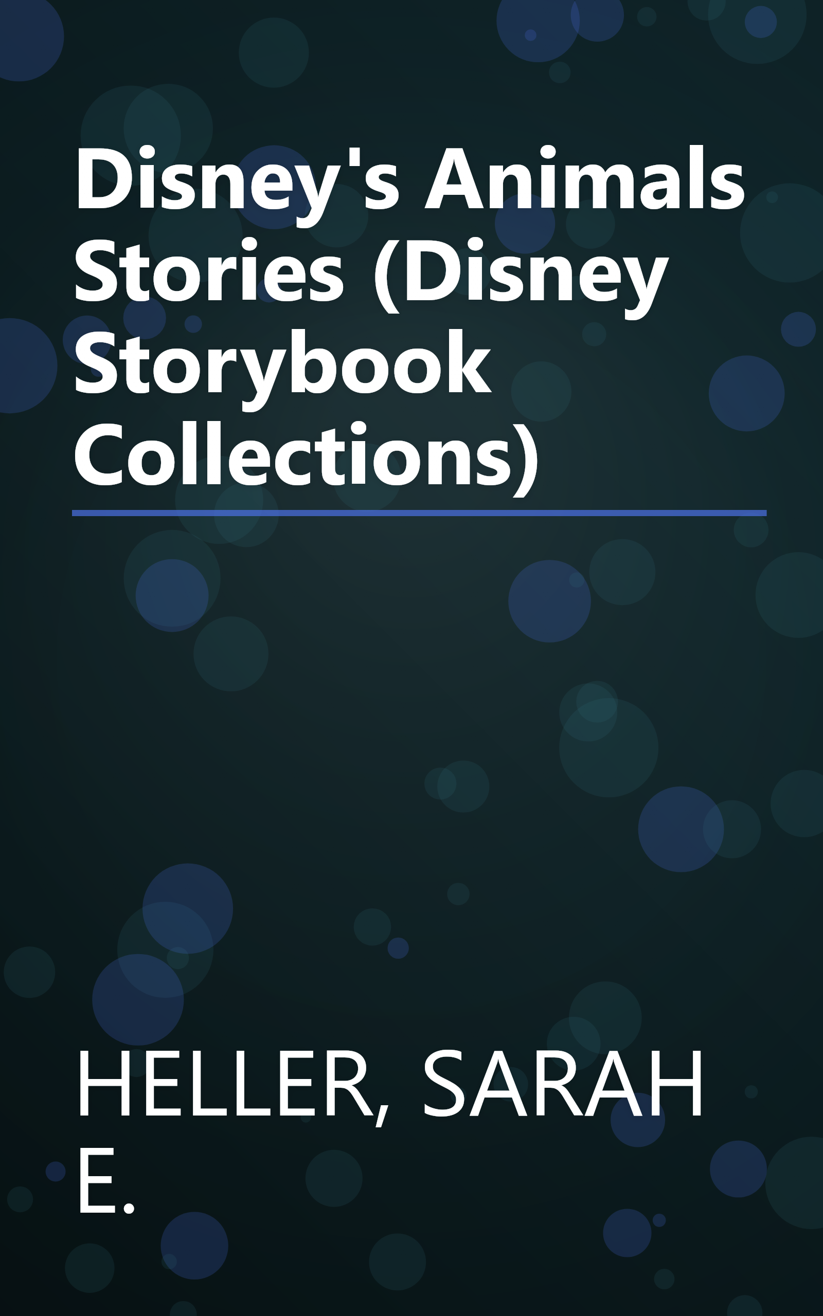 Disney's Animals Stories (Disney Storybook Collections) book cover