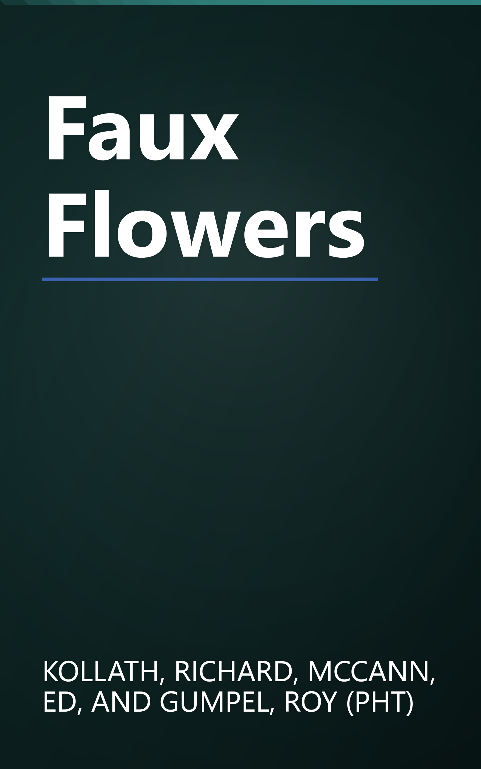 Faux Flowers book cover