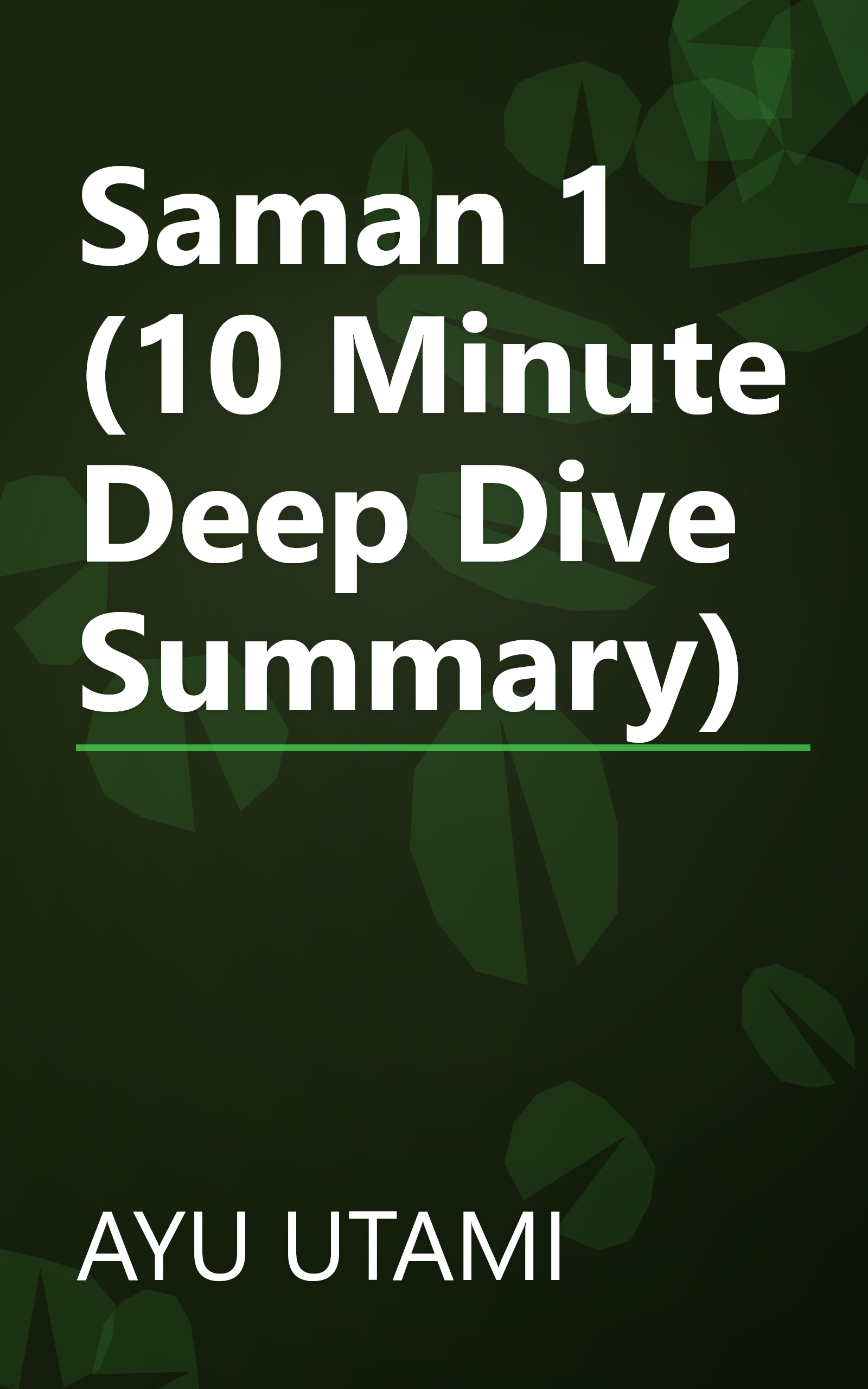 Saman 1 (10 Minute   Deep Dive Summary) book cover