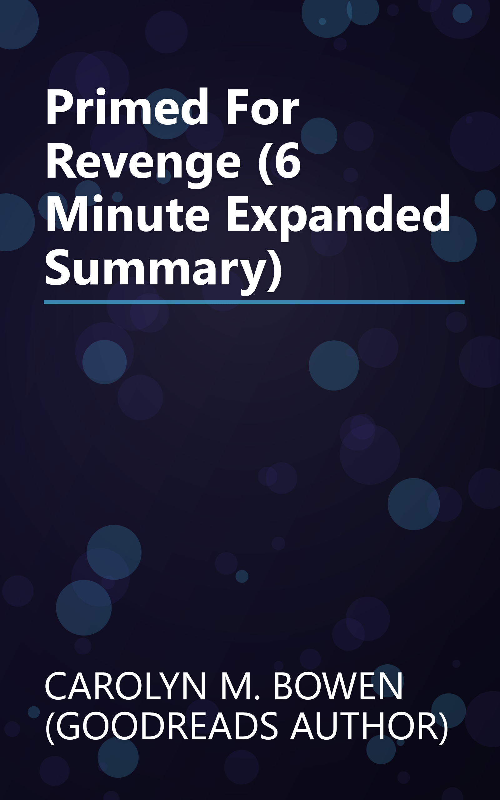 Primed For Revenge (6 Minute   Expanded Summary) book cover