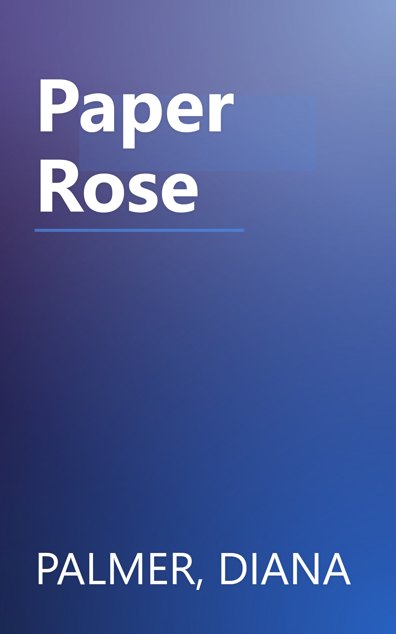 Paper Rose book cover