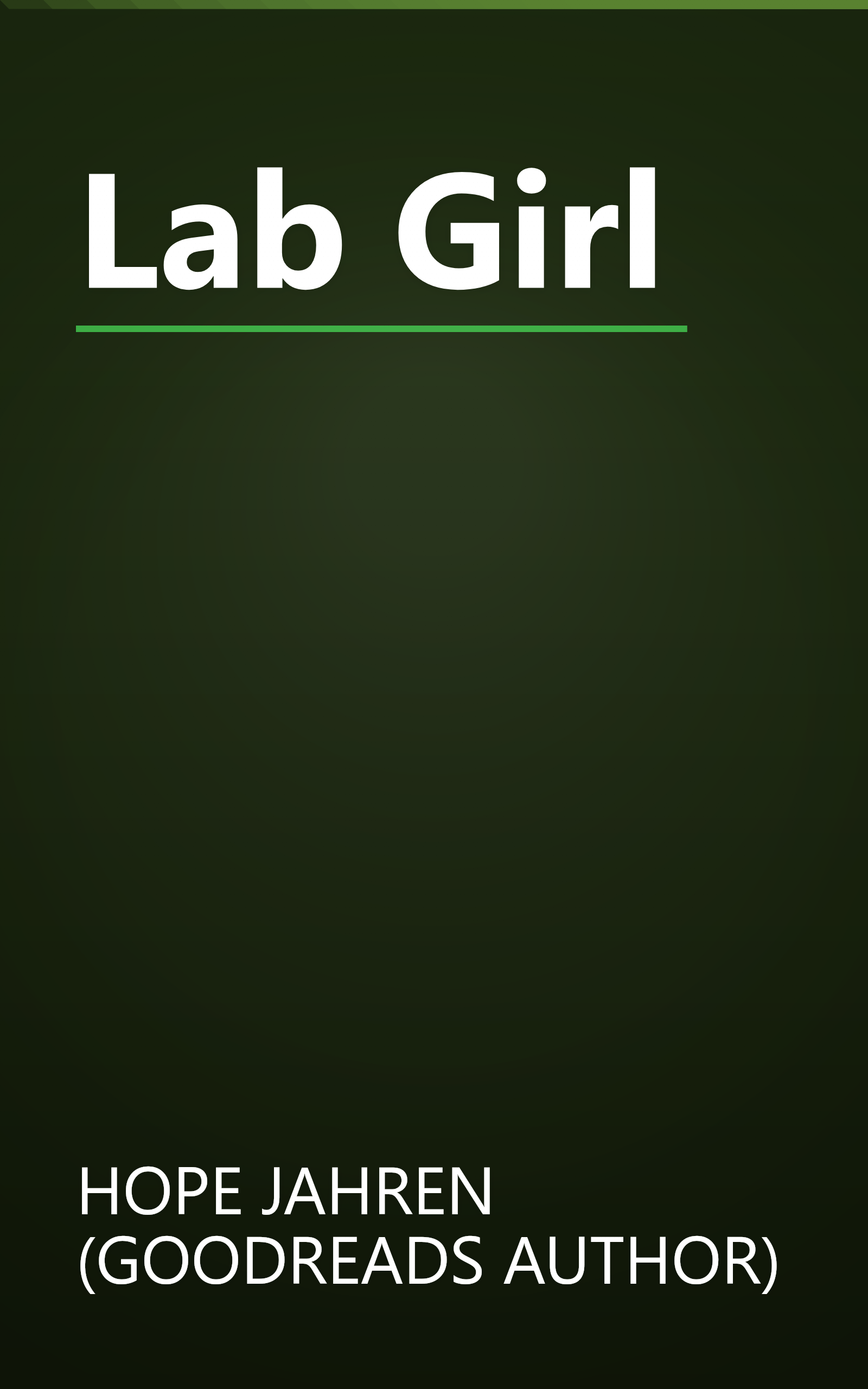 Lab Girl book cover