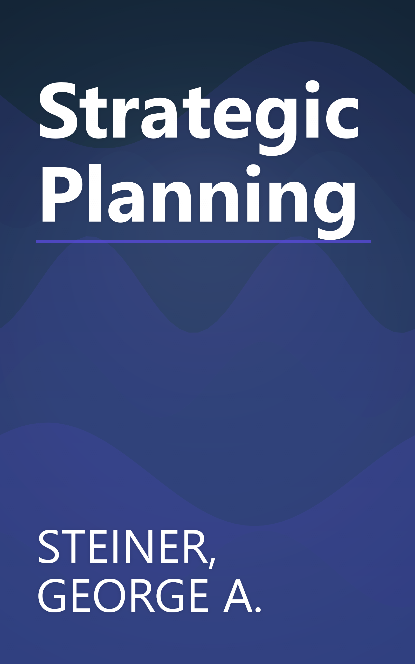 Strategic Planning book cover