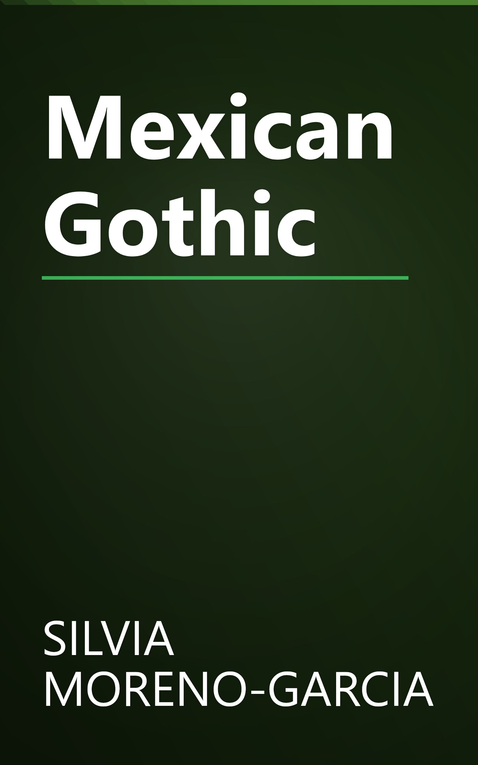 Mexican Gothic book cover