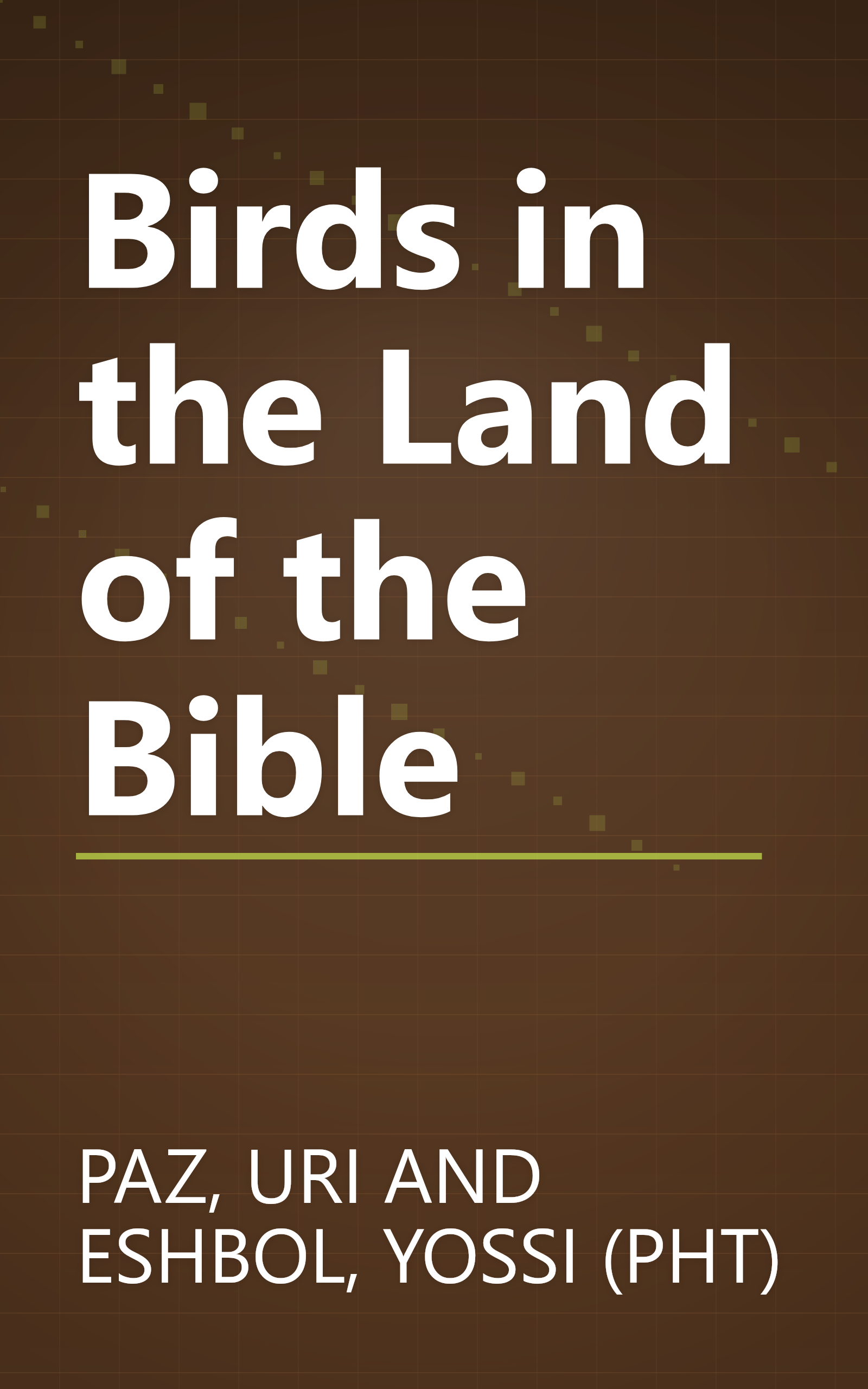 Birds in the Land of the Bible book cover