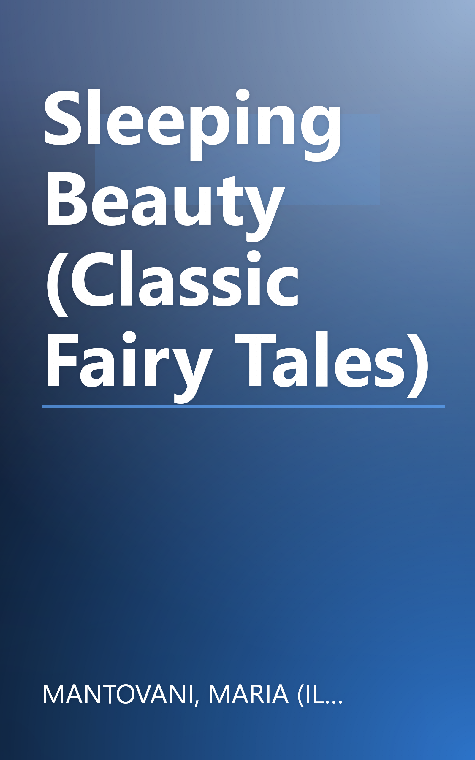 Sleeping Beauty (Classic Fairy Tales) book cover