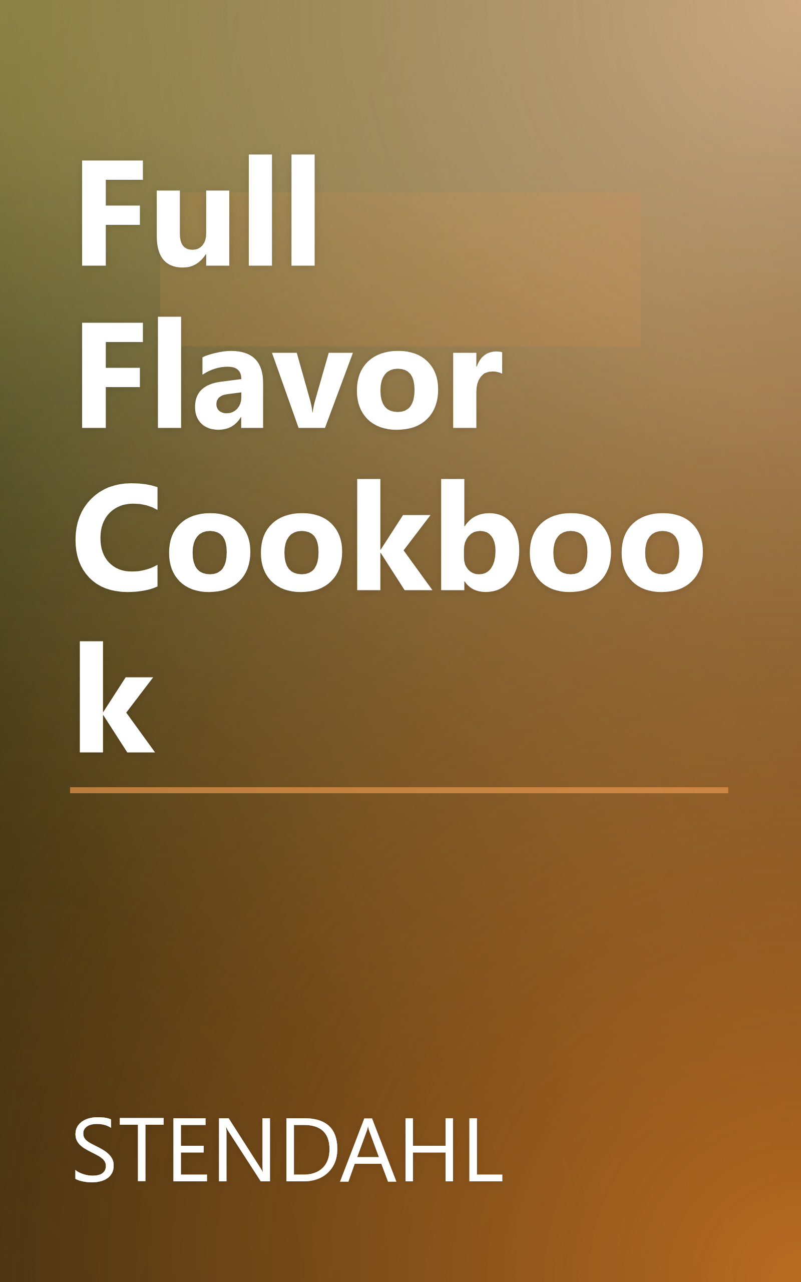 Full Flavor Cookbook book cover